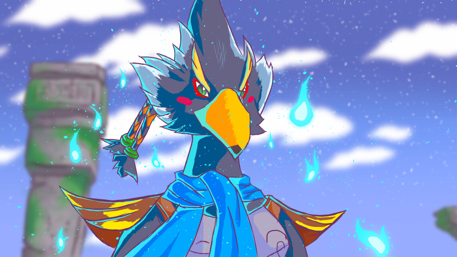 The Cyan Fox - Revali: The Rito Champion
