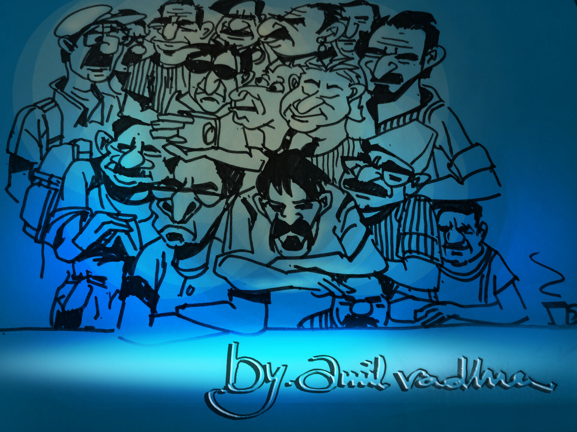 ArtStation - cartoon character design by - Anil vadhera