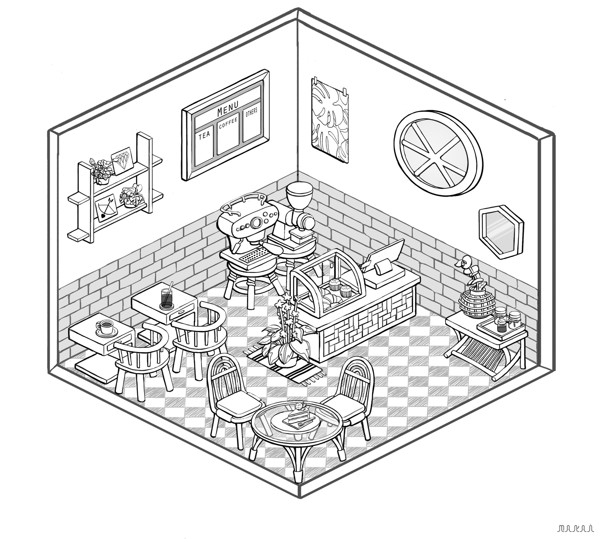 ArtStation - Cafe