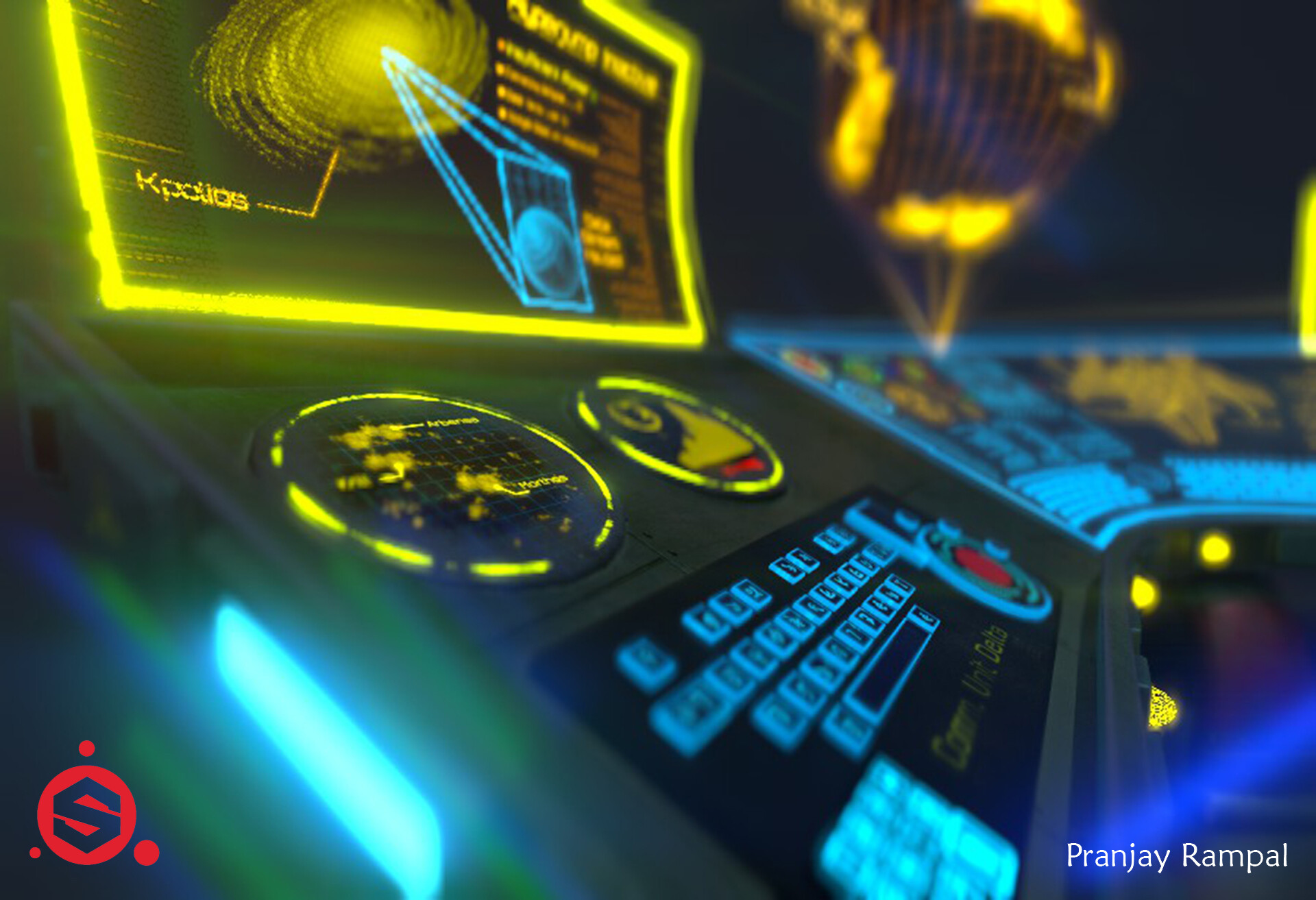 Pranjay Rampal - Sci-Fi Control Panel