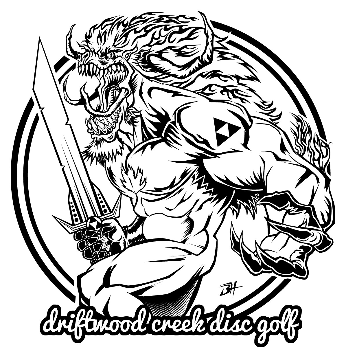 ganon coloring pages