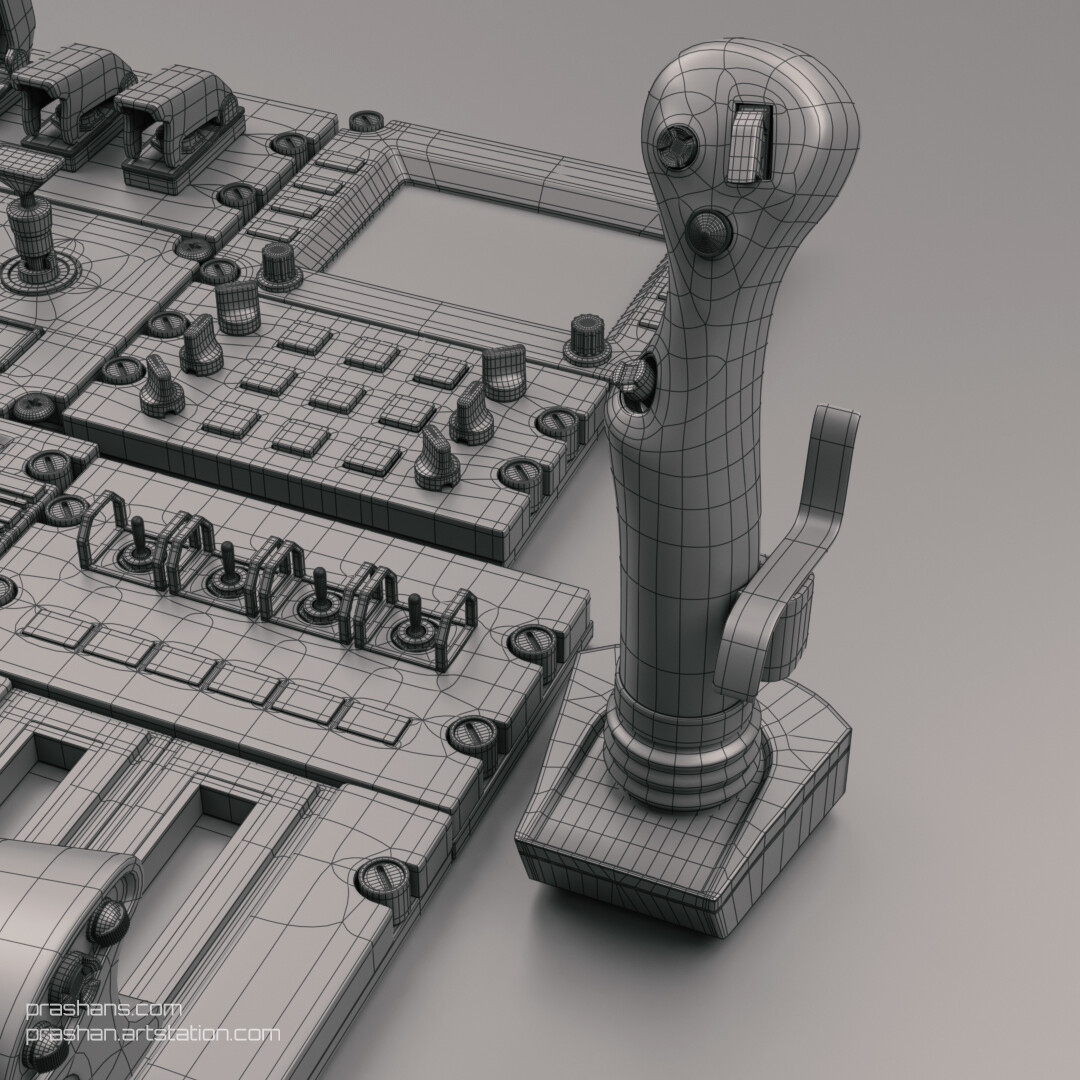 3D artist Prashan Subasinghe - Mech & Cockpit Design