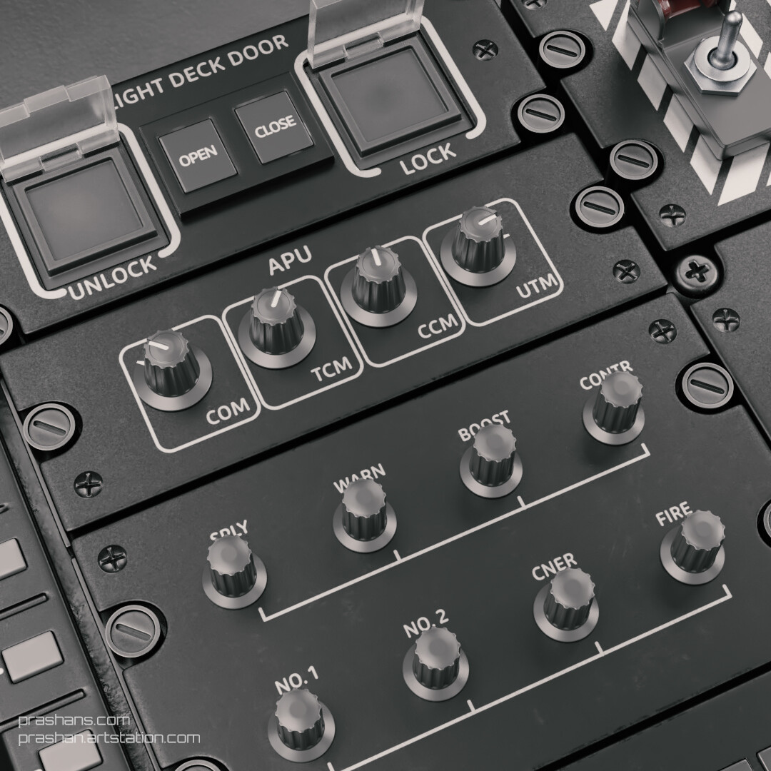 3D artist Prashan Subasinghe - Mech & Cockpit Design