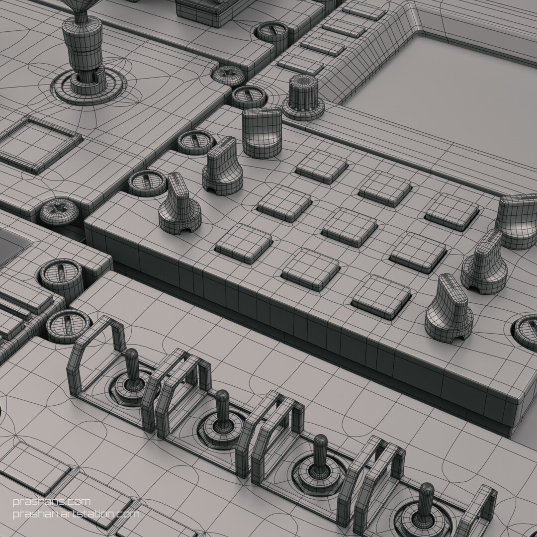 3D artist Prashan Subasinghe - Mech & Cockpit Design