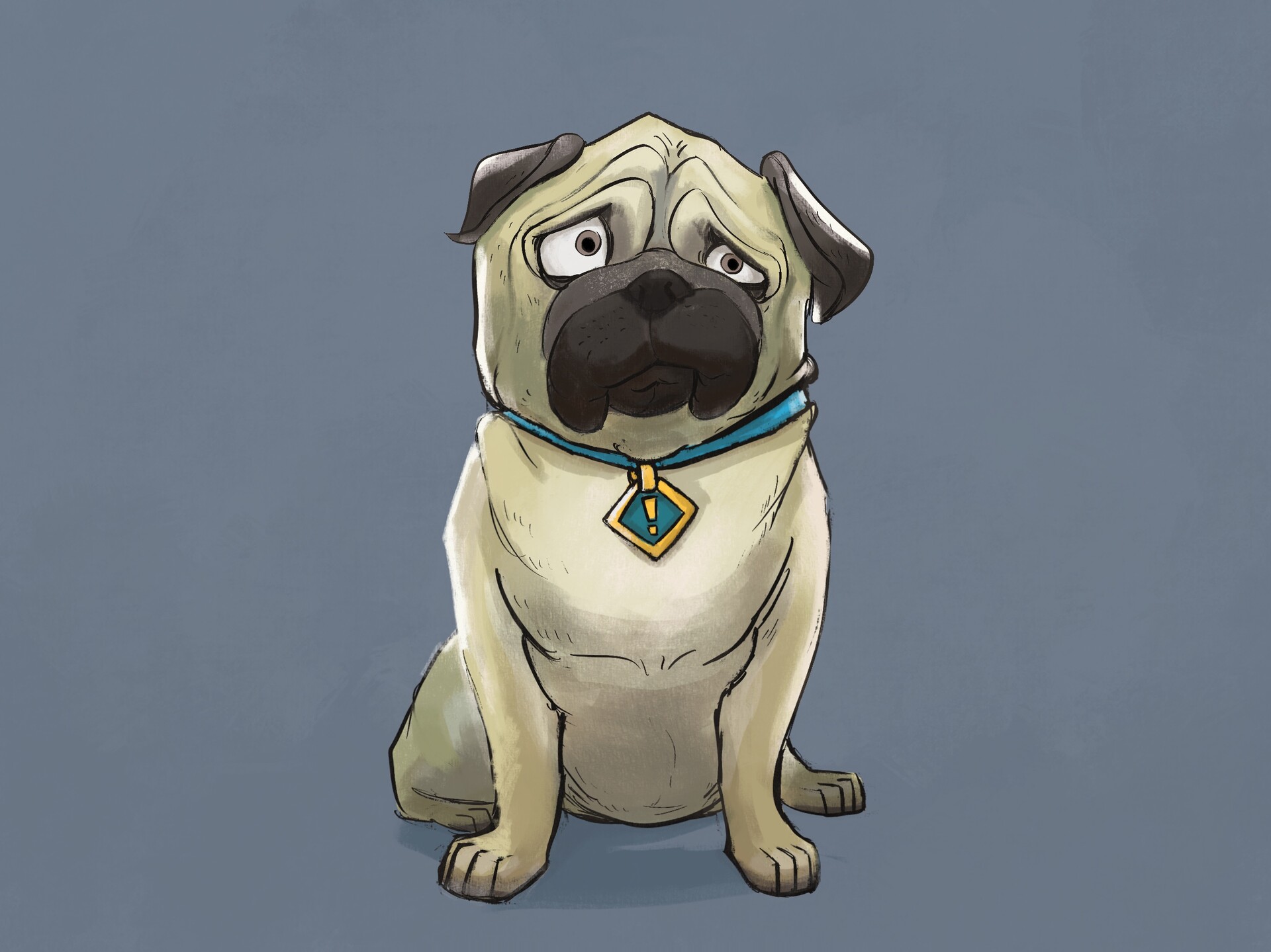 ArtStation - The most expressive dog ever