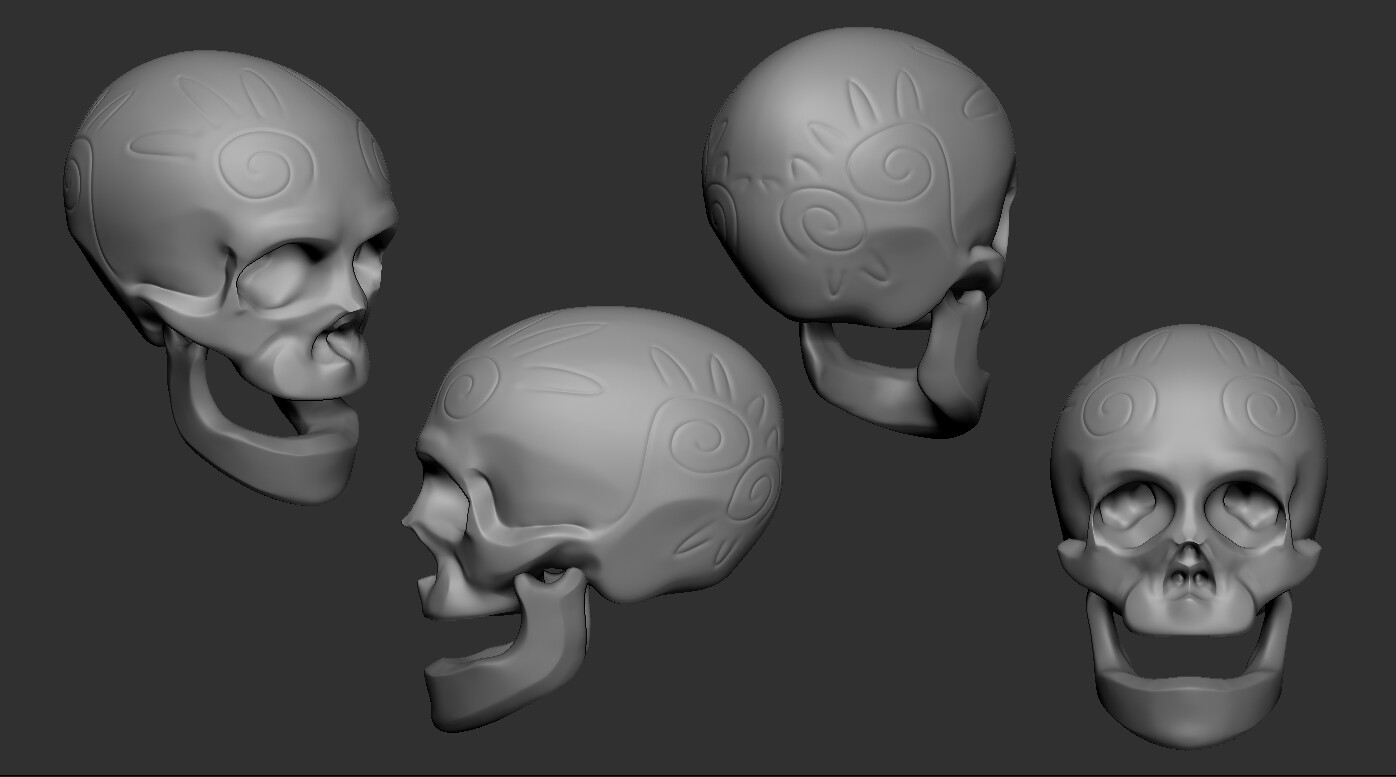 ArtStation - Skull Study