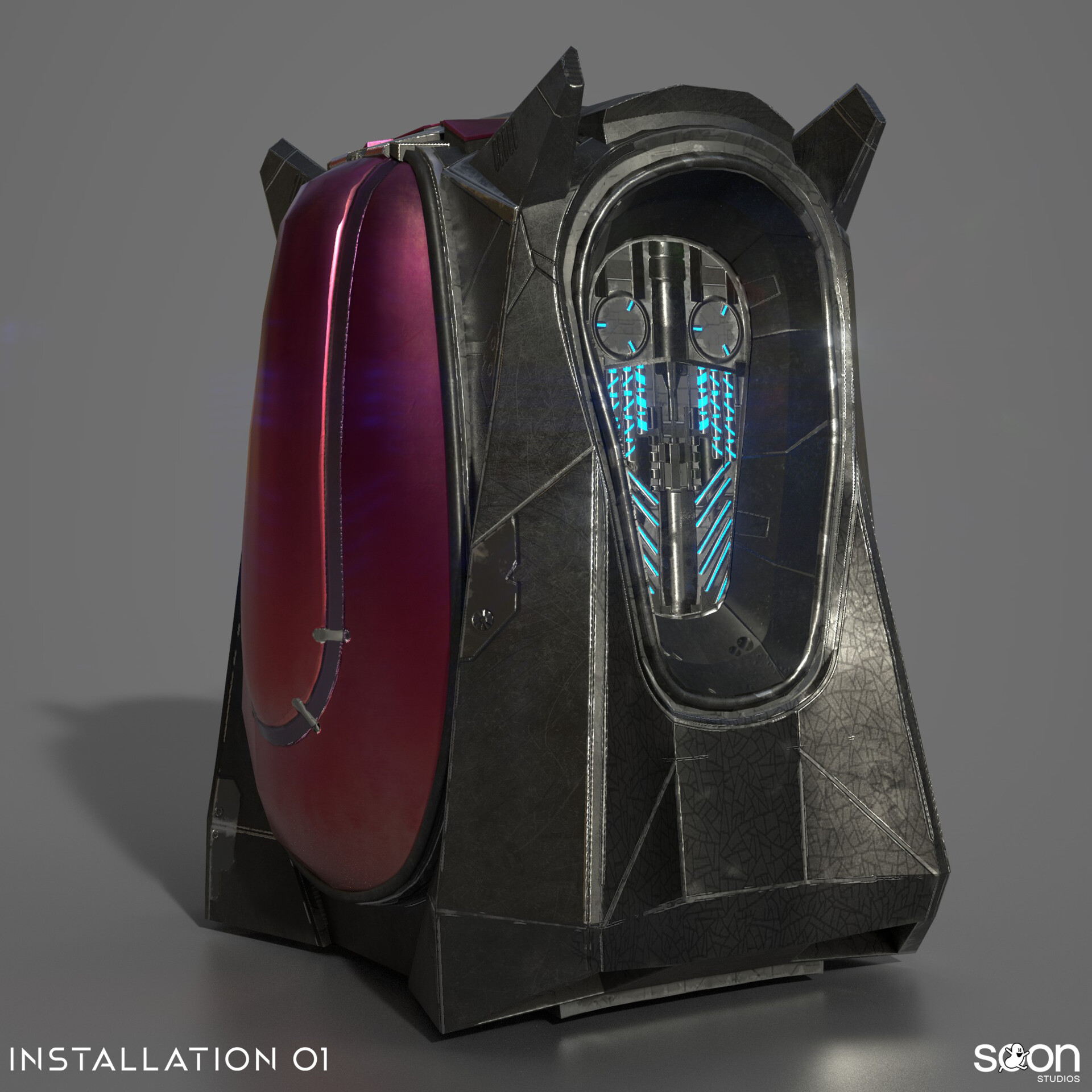 Patrick Hewitt - Covenant Crate (Brutish) - Halo Fan Art
