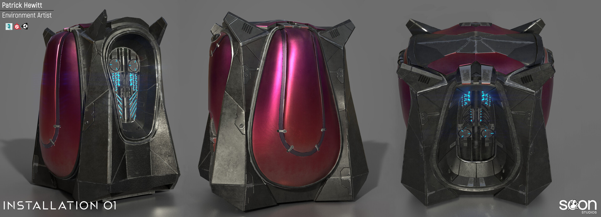 Patrick Hewitt - Covenant Crate (Brutish) - Halo Fan Art