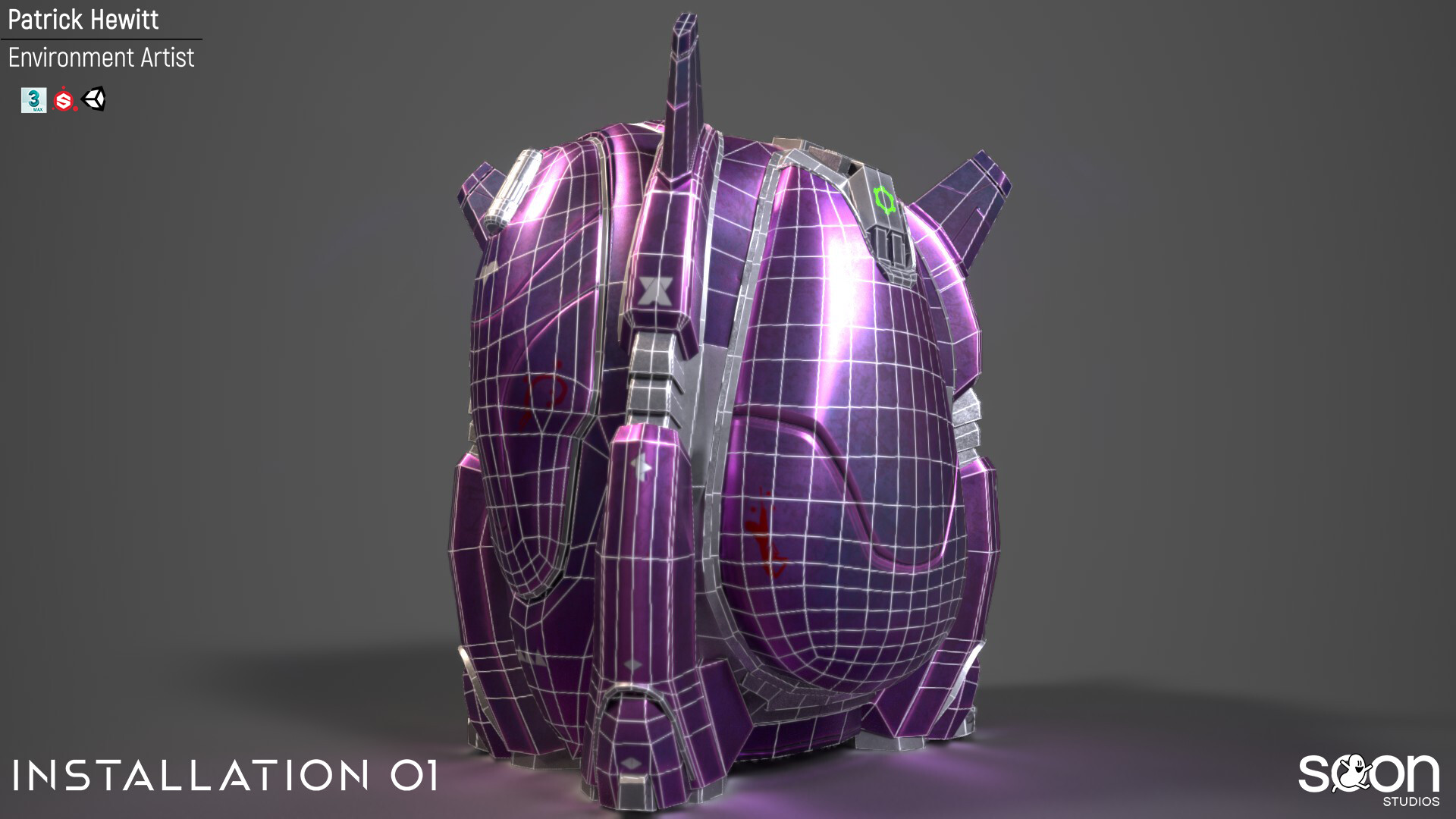 Patrick Hewitt - Covenant Crate - Halo Fan Art