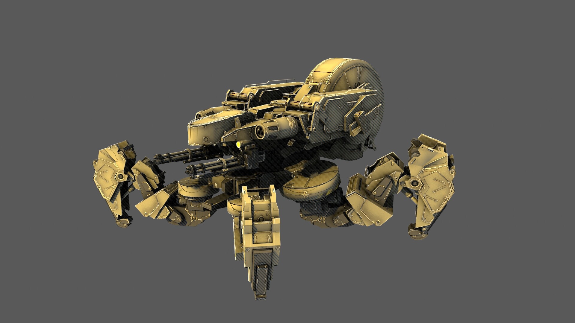 ArtStation - tank 3D——2D