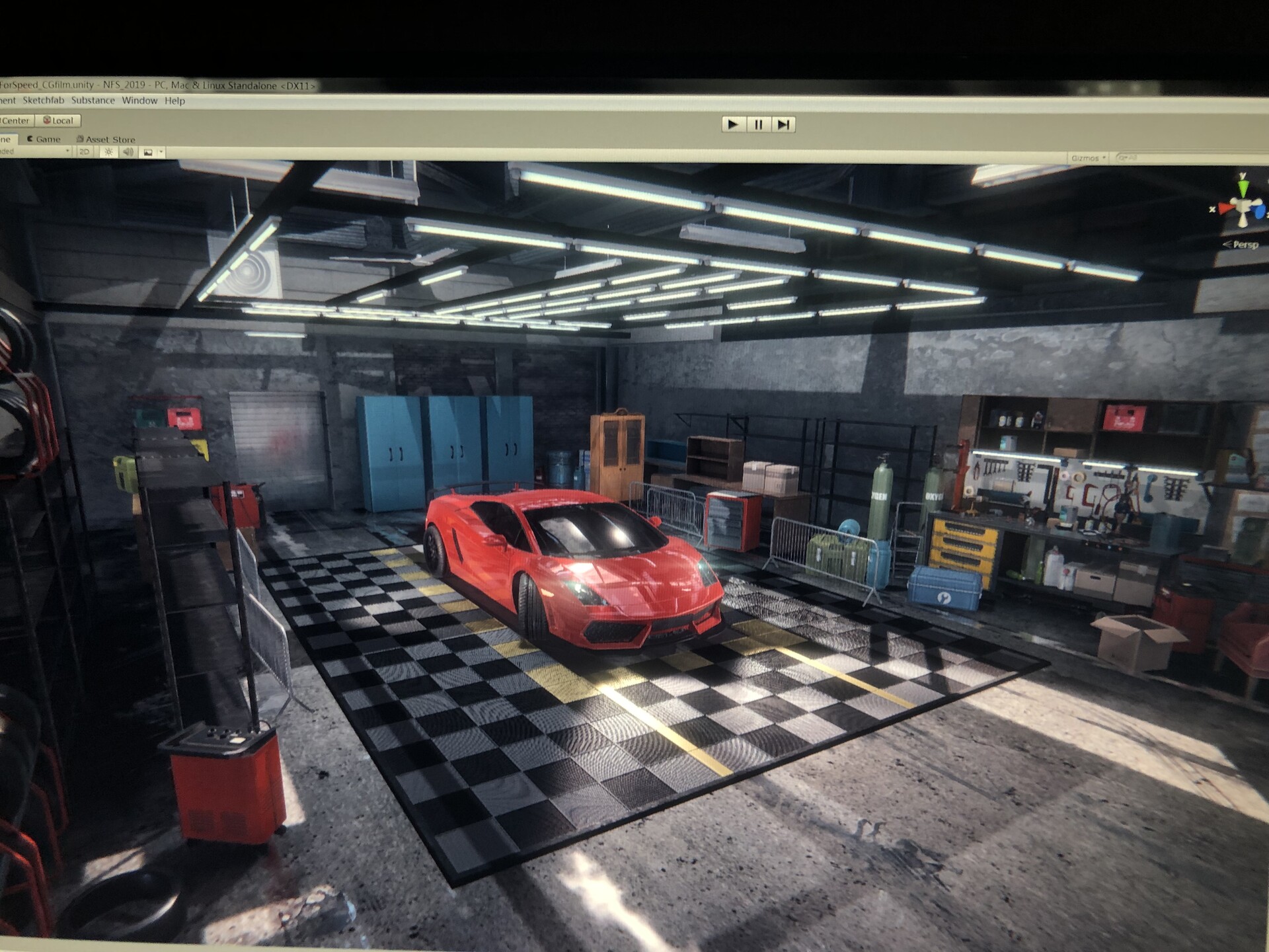 ArtStation - NFS garage