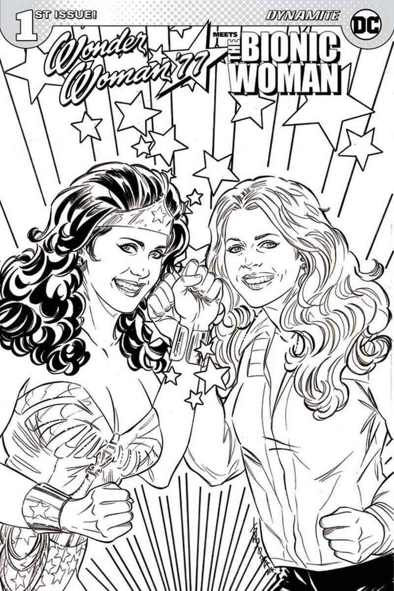 realistic wonder woman coloring pages