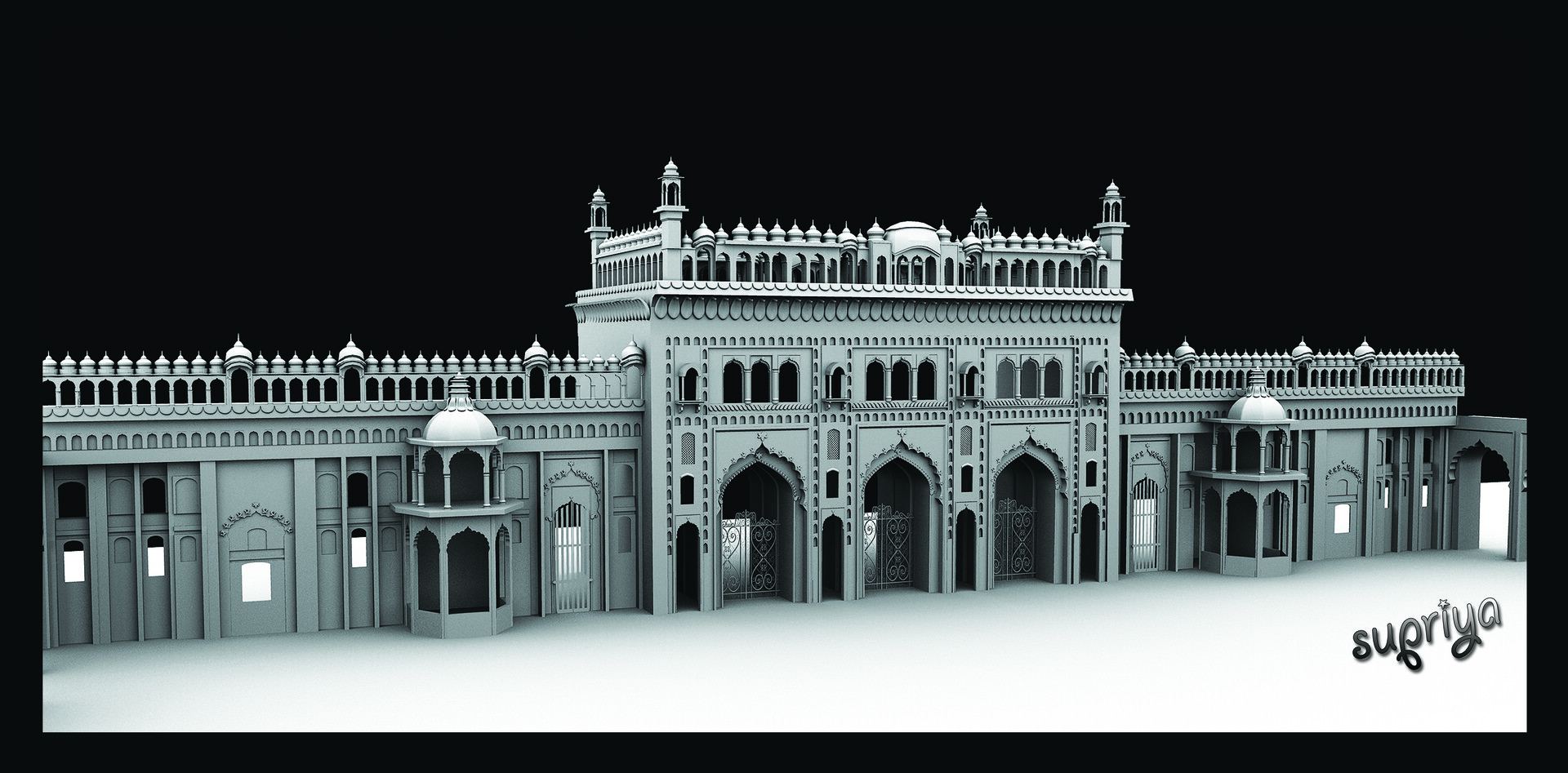 ArtStation - Bada Imambada Lucknow