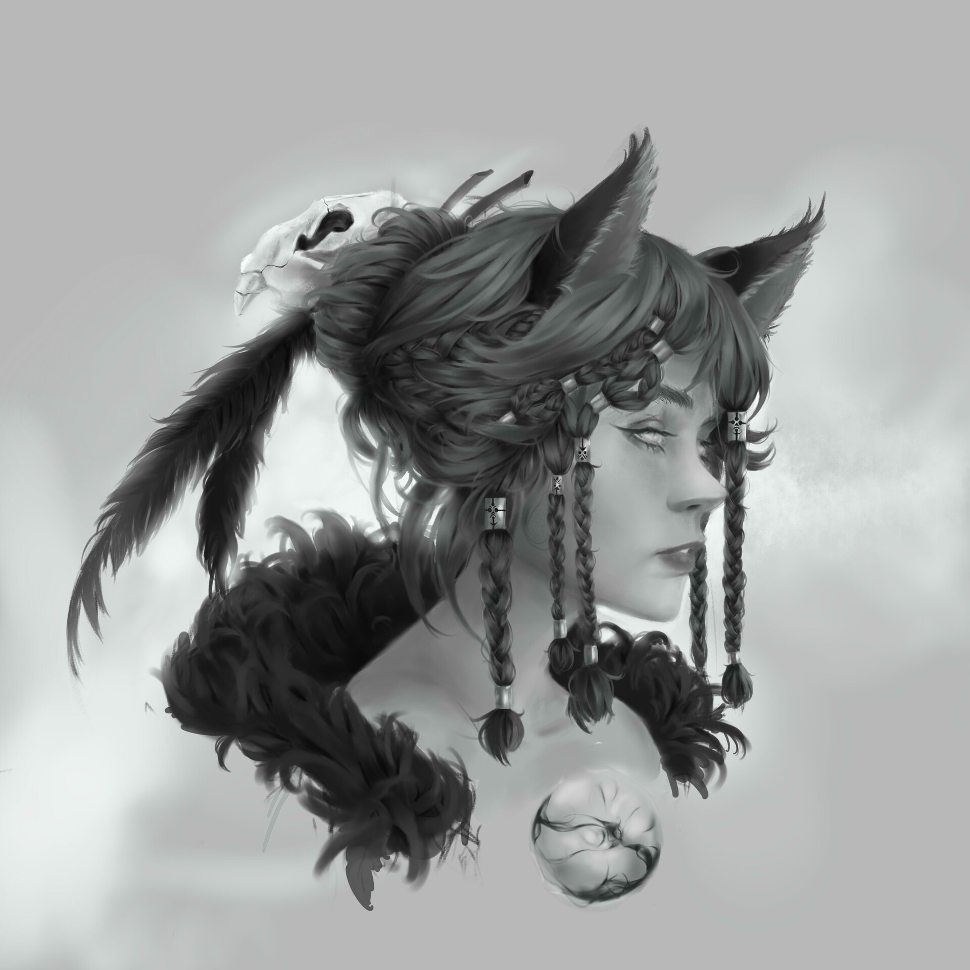 ArtStation - god cat