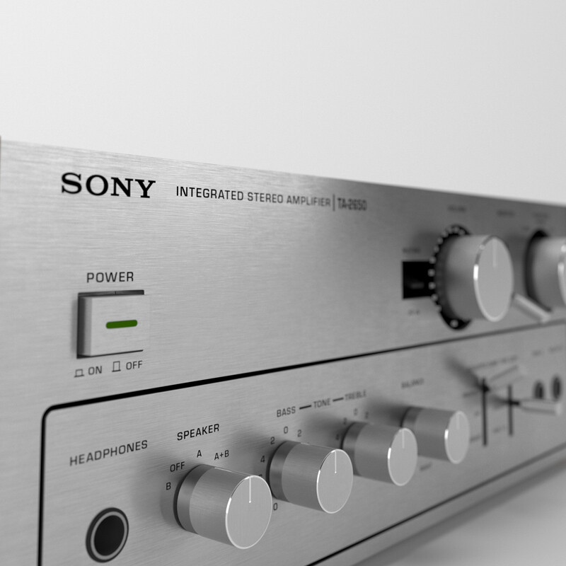 Adrian Denne - Sony Stereo amplifier