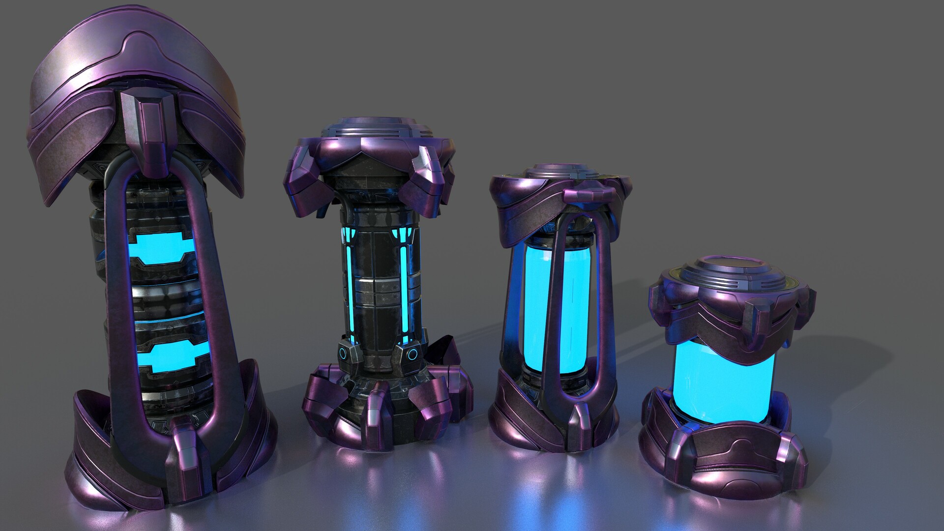 Patrick Hewitt - Covenant Fusion Cores - Halo Fan Art