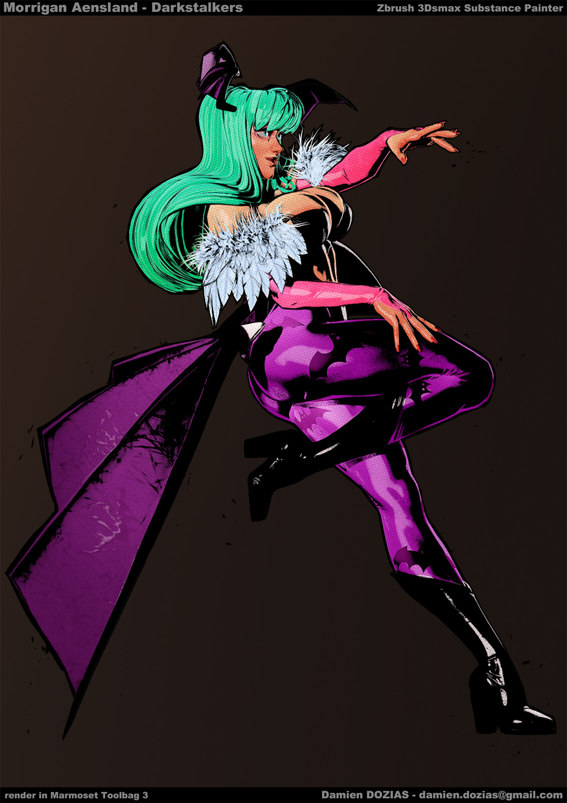Damien Dozias - Morrigan Aensland - Darkstalkers