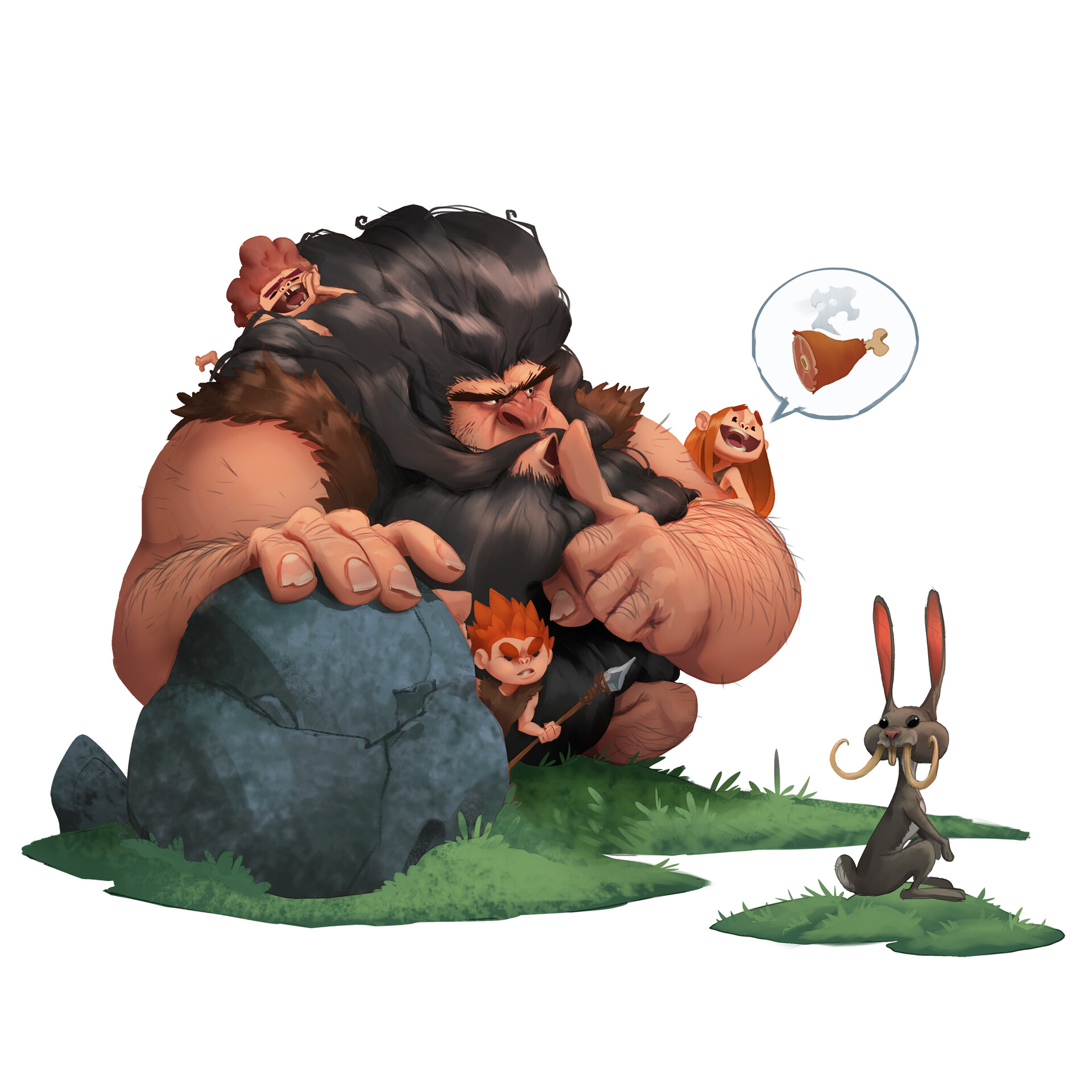 thomas-michaud-caveman-1.jpg (1920×1920)-花瓣网