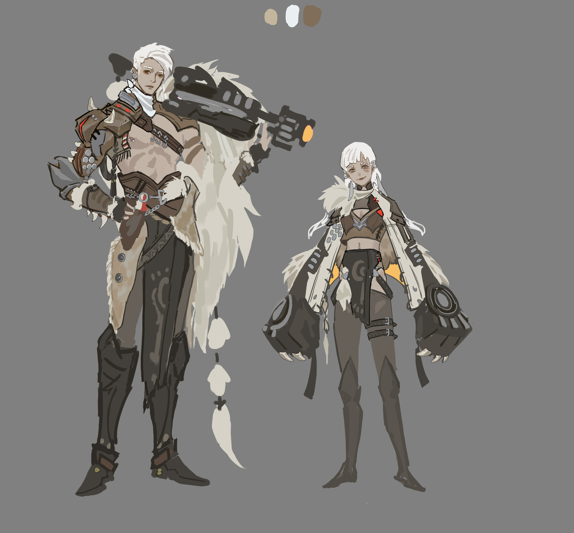 ArtStation - Character design- Drafts 2