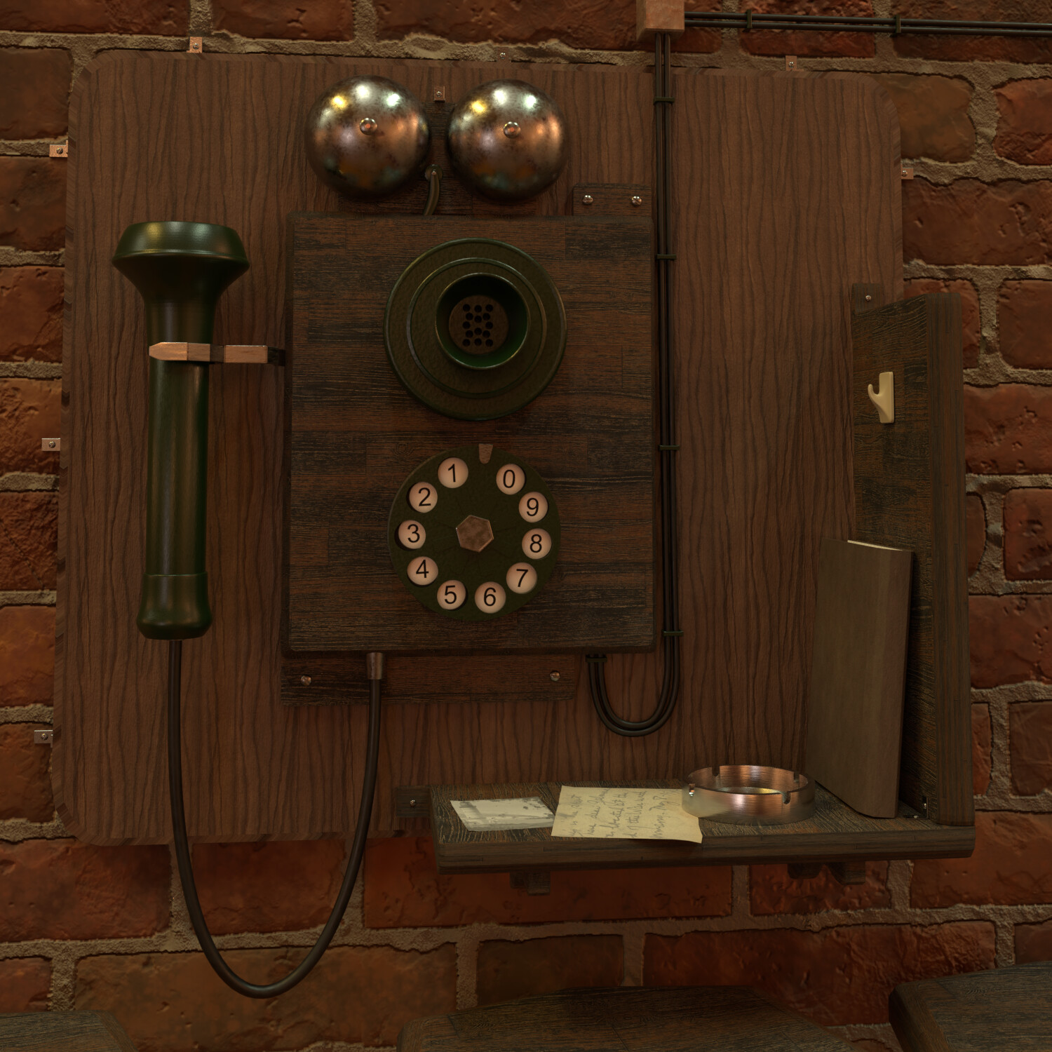 ArtStation - Old Phone Corner