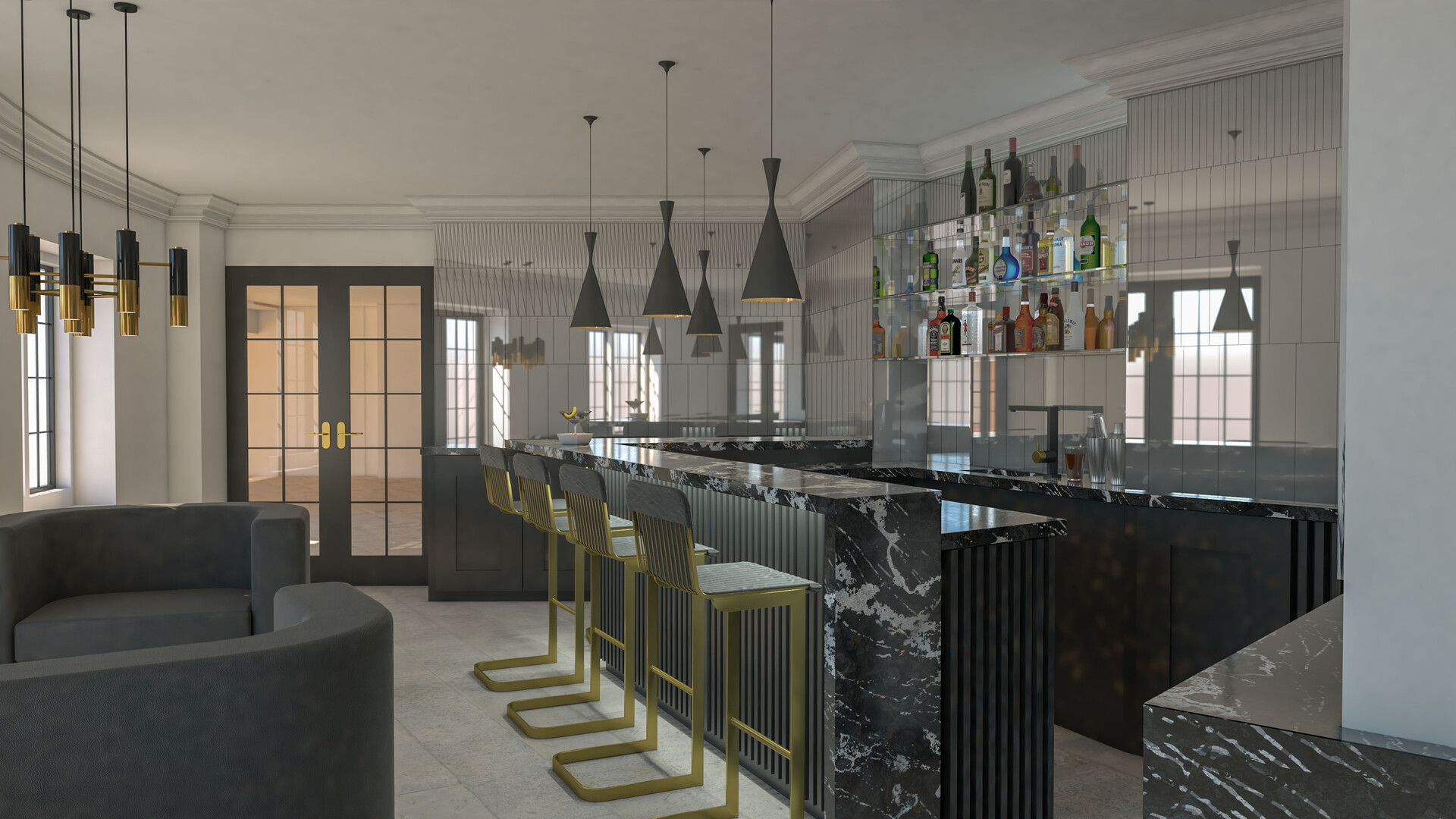 ArtStation - Bar Interior