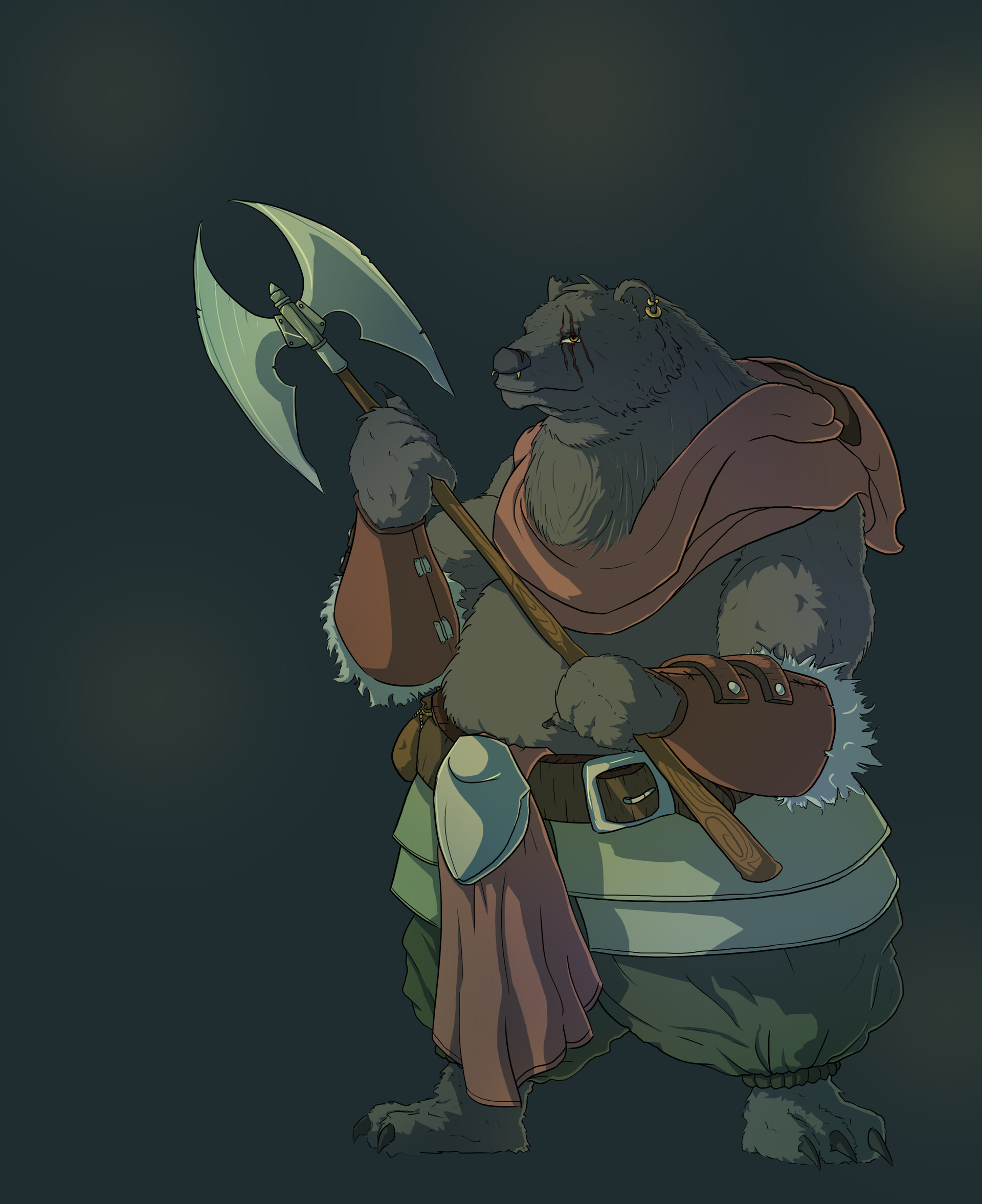 ArtStation - Gaurdian Bear