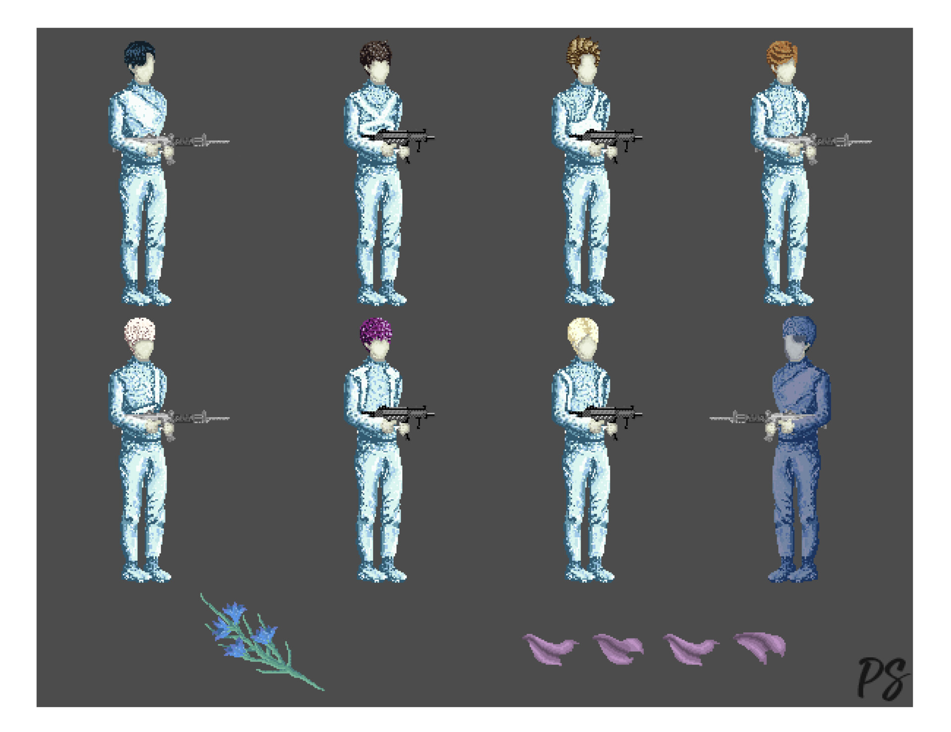 ArtStation - Monsta X Pixel Art Game Assets