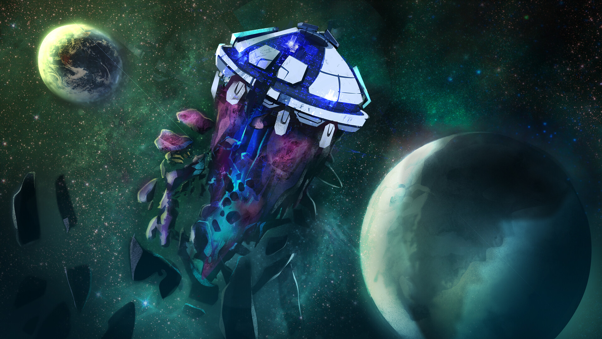 Johnny Attridge - Concepts for the Antarian mothership in Rooster Teeth ...