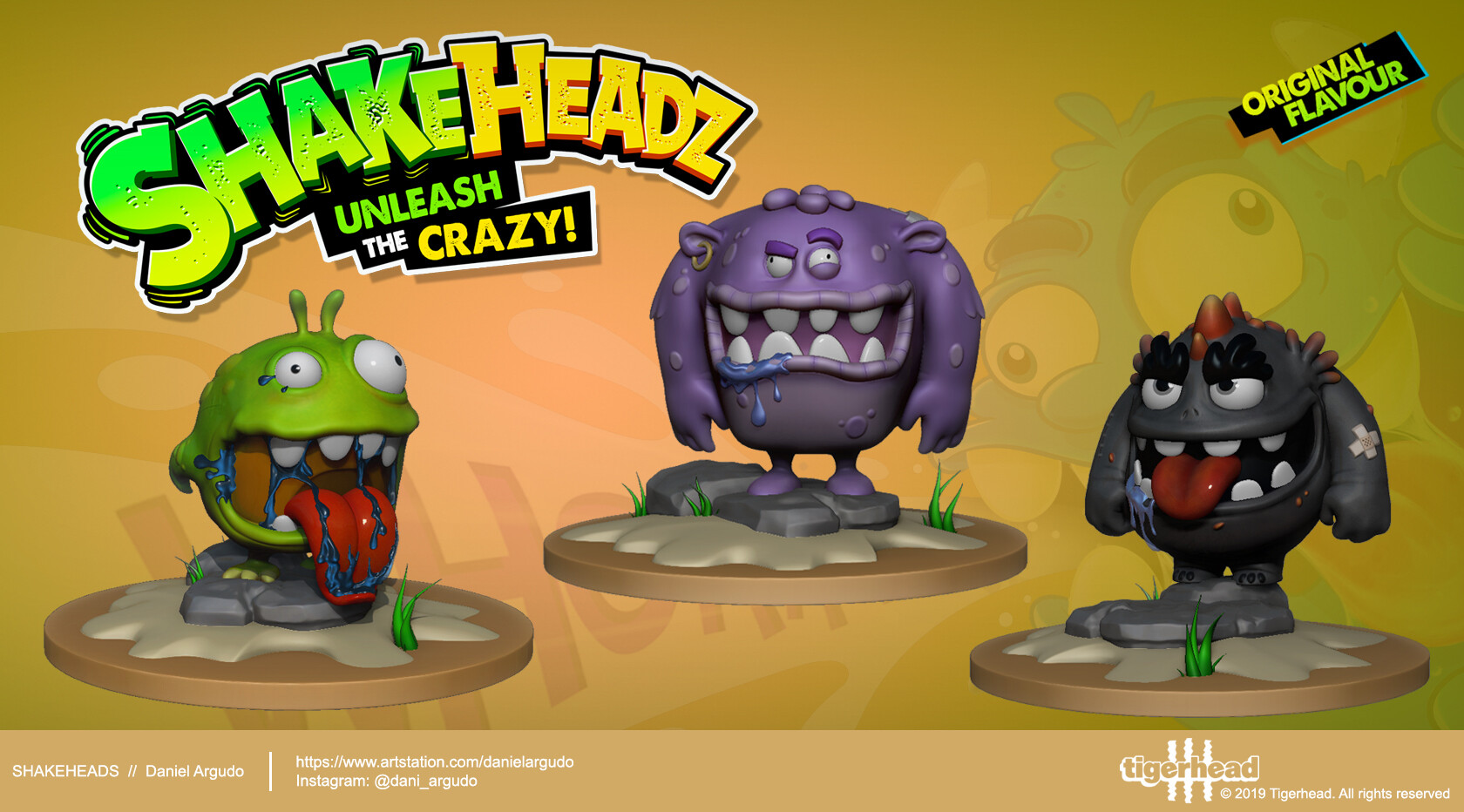 Daniel Argudo Villalba - ShakeHeadz Toys from Tigerhead