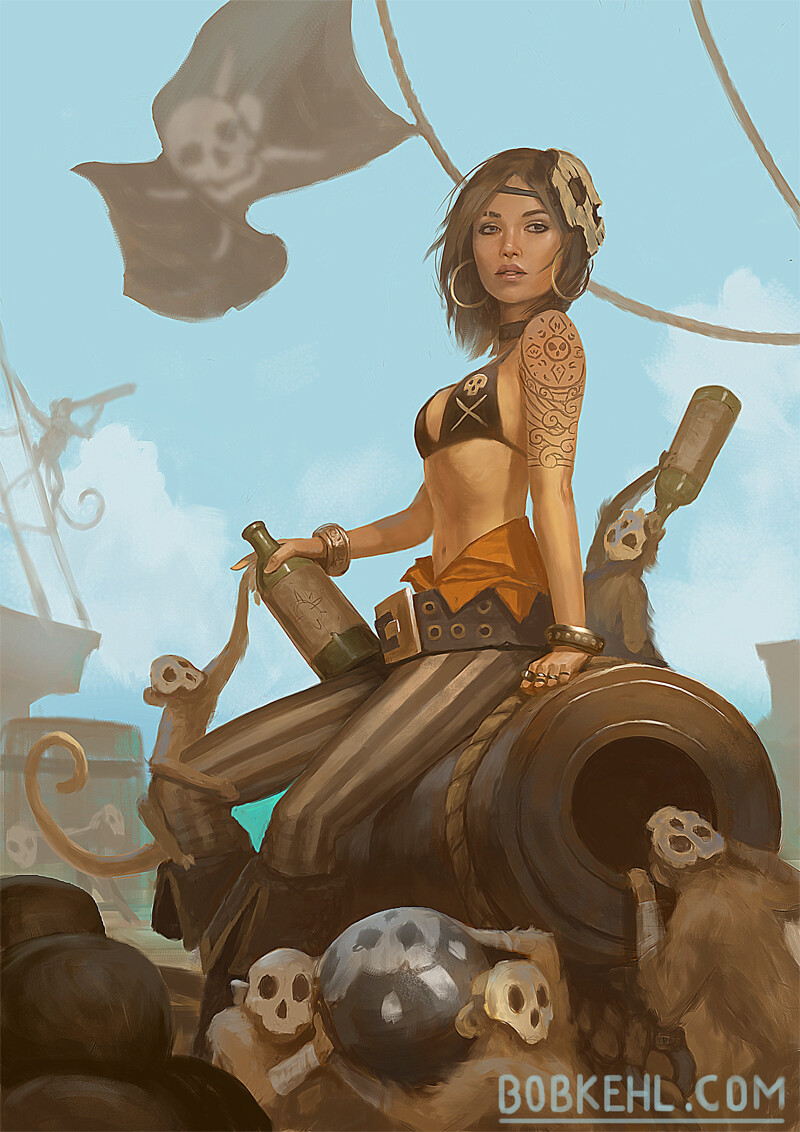 ArtStation - Jacquotte the monkey queen