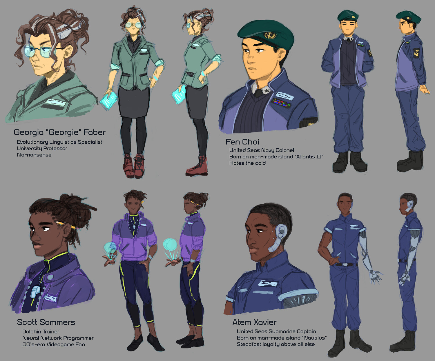 ArtStation - Graphic Novel Characters