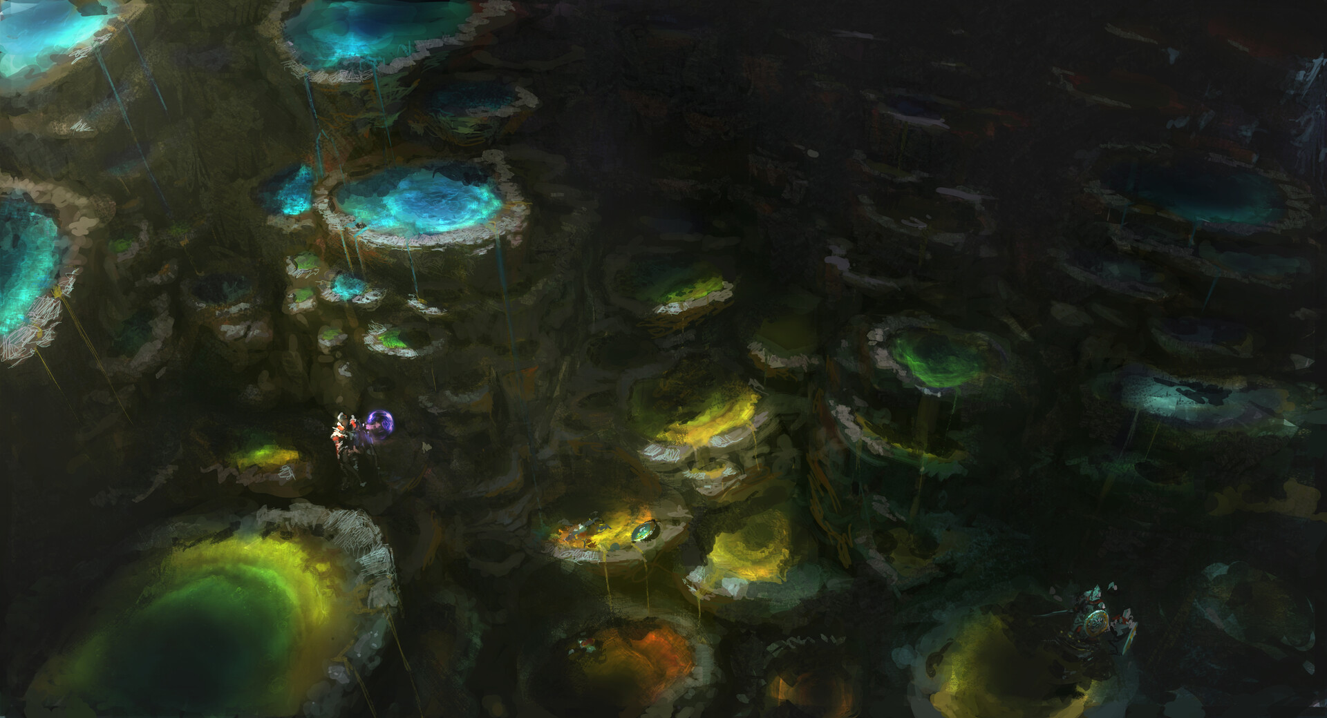 ArtStation - SF3 Soul Harvest Environment Concept