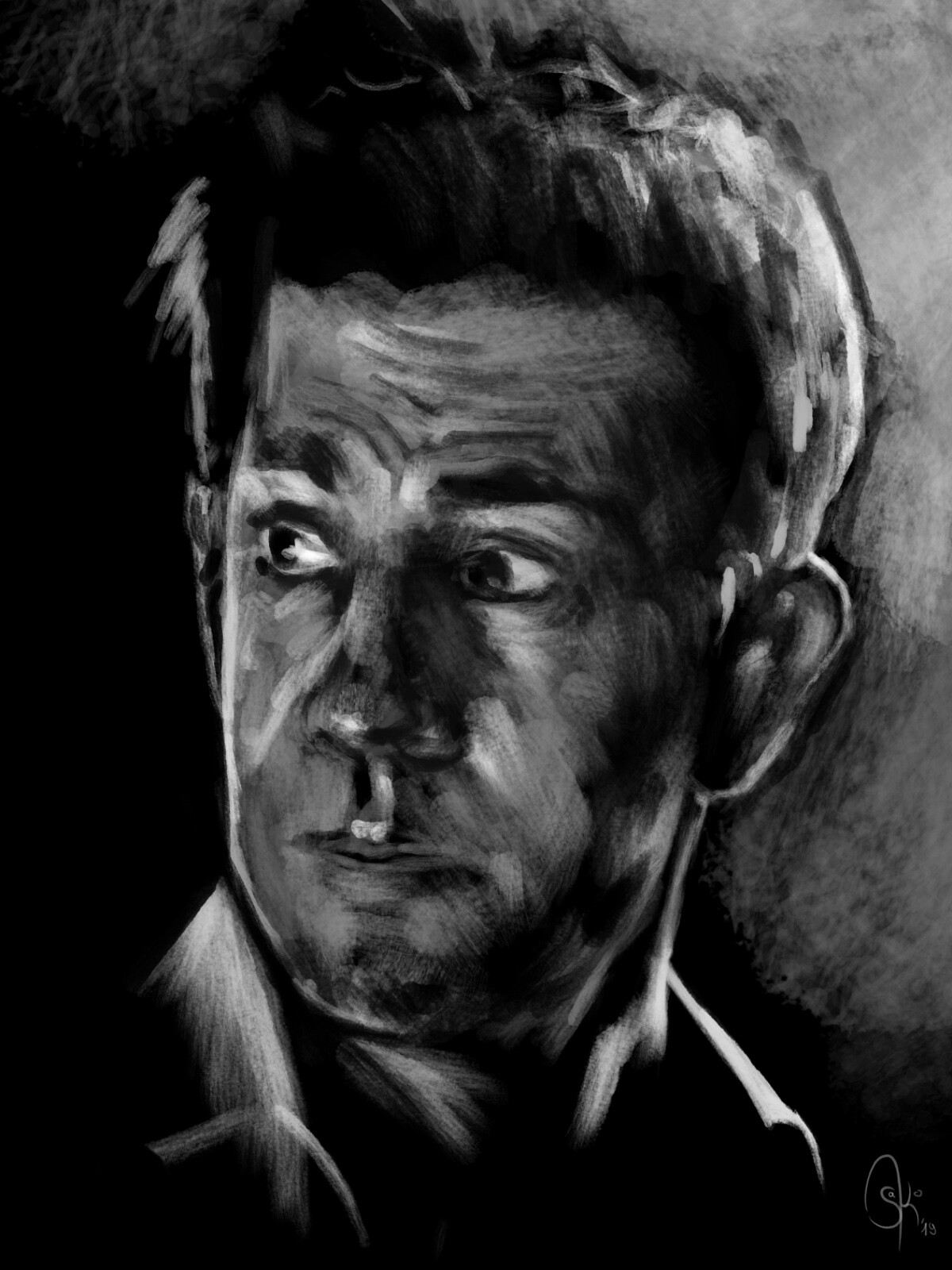ArtStation - Jack Ryan Portrait