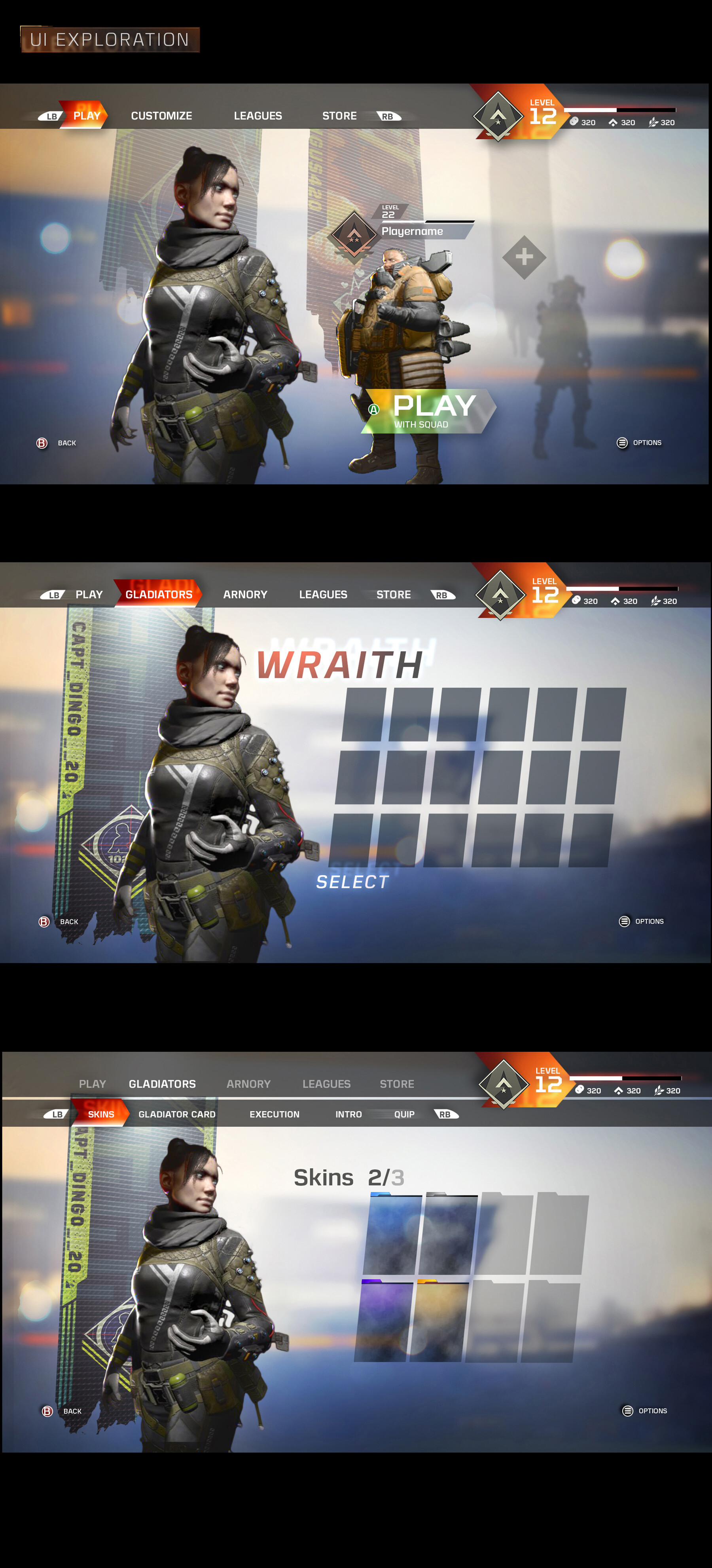 Brad Allen - Apex Legends : User interface elements