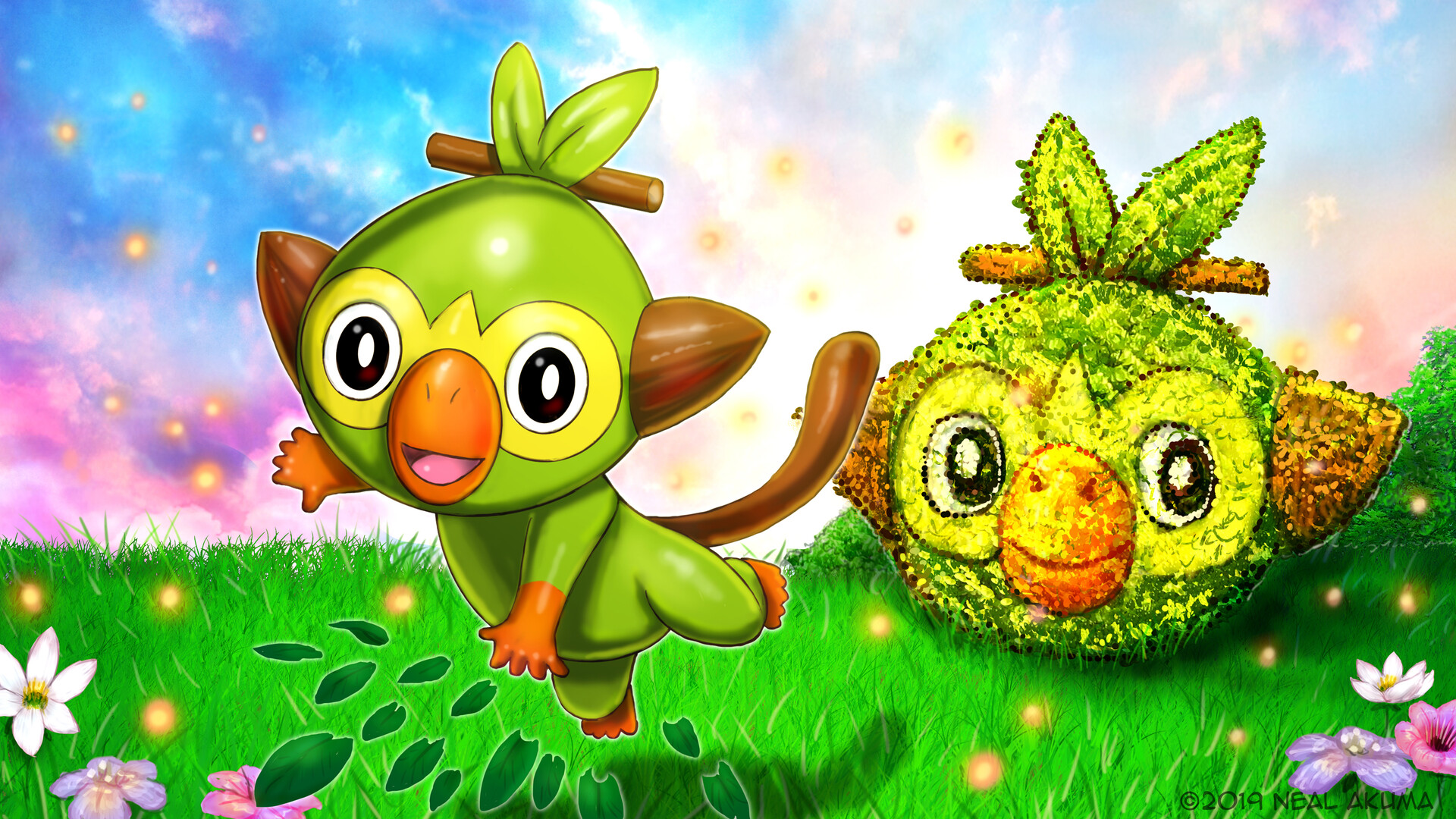 ArtStation - Grookey and Topiary