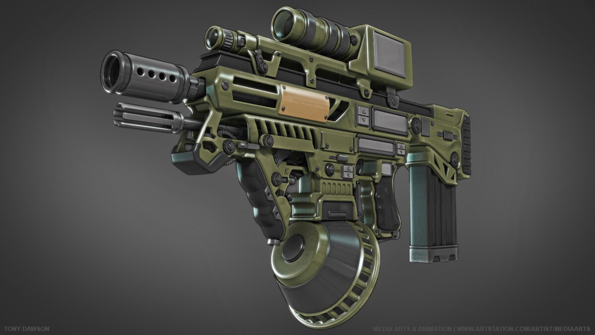 Eudy's Media Arts - Tony Dawson | OICW Rifle Prototype