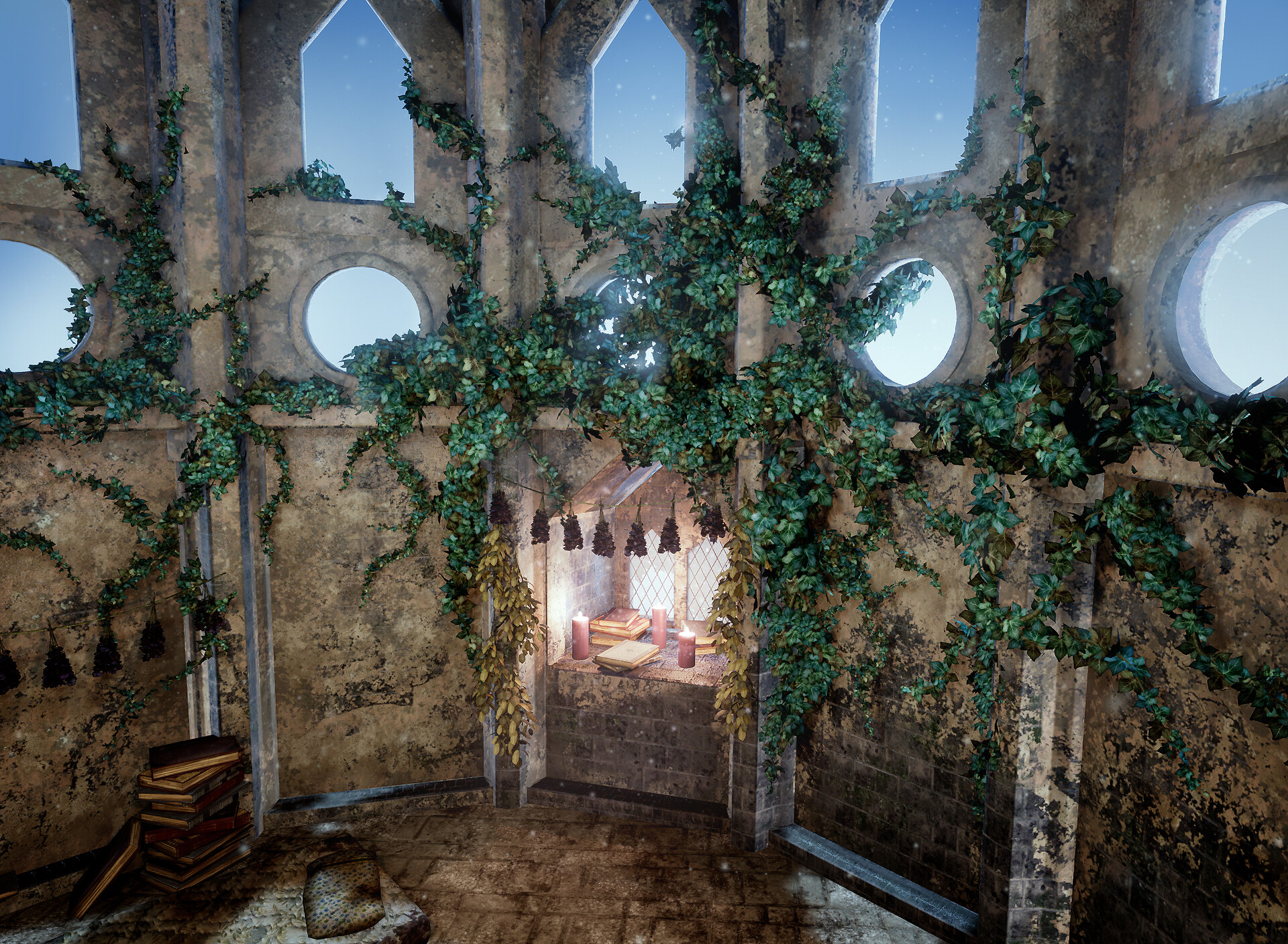 Rita Puhakka - Portfolio website - Modular Ivy - Game prop
