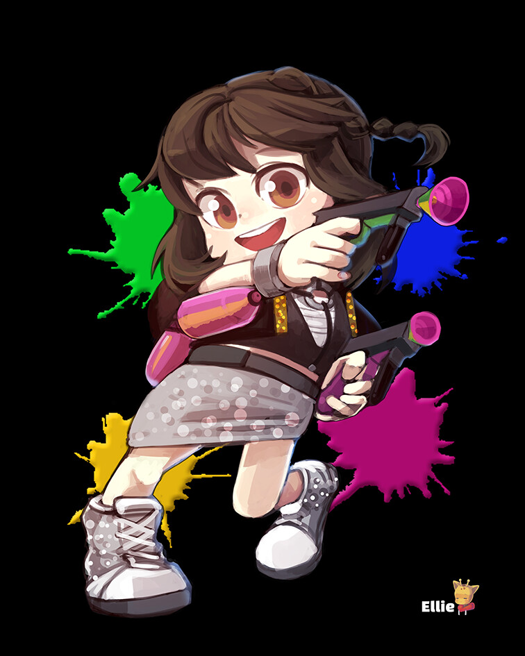 ArtStation - Splatoon girl