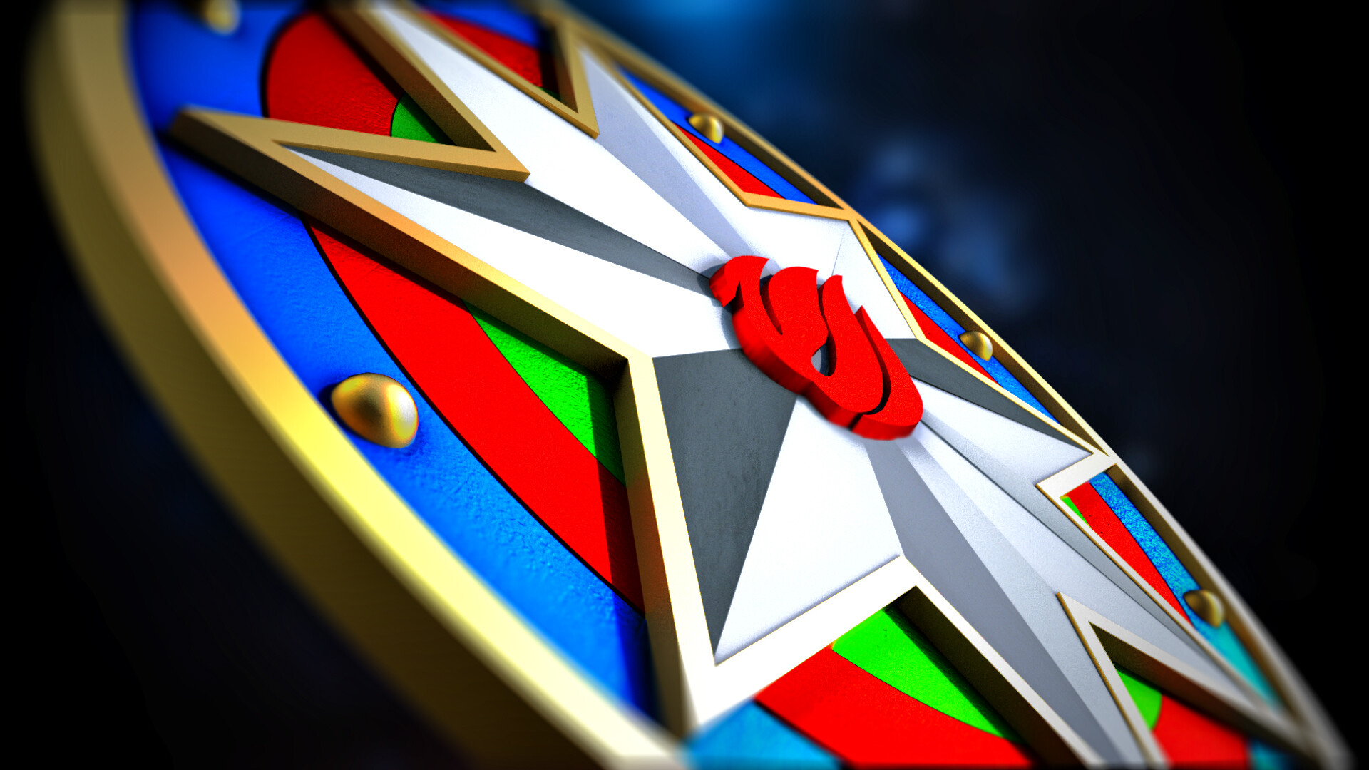 ArtStation - | emblem of Azerbaijan (GERB 3D)