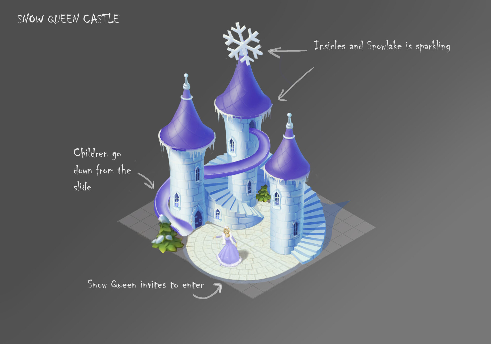 ArtStation - Snow Queen Castle