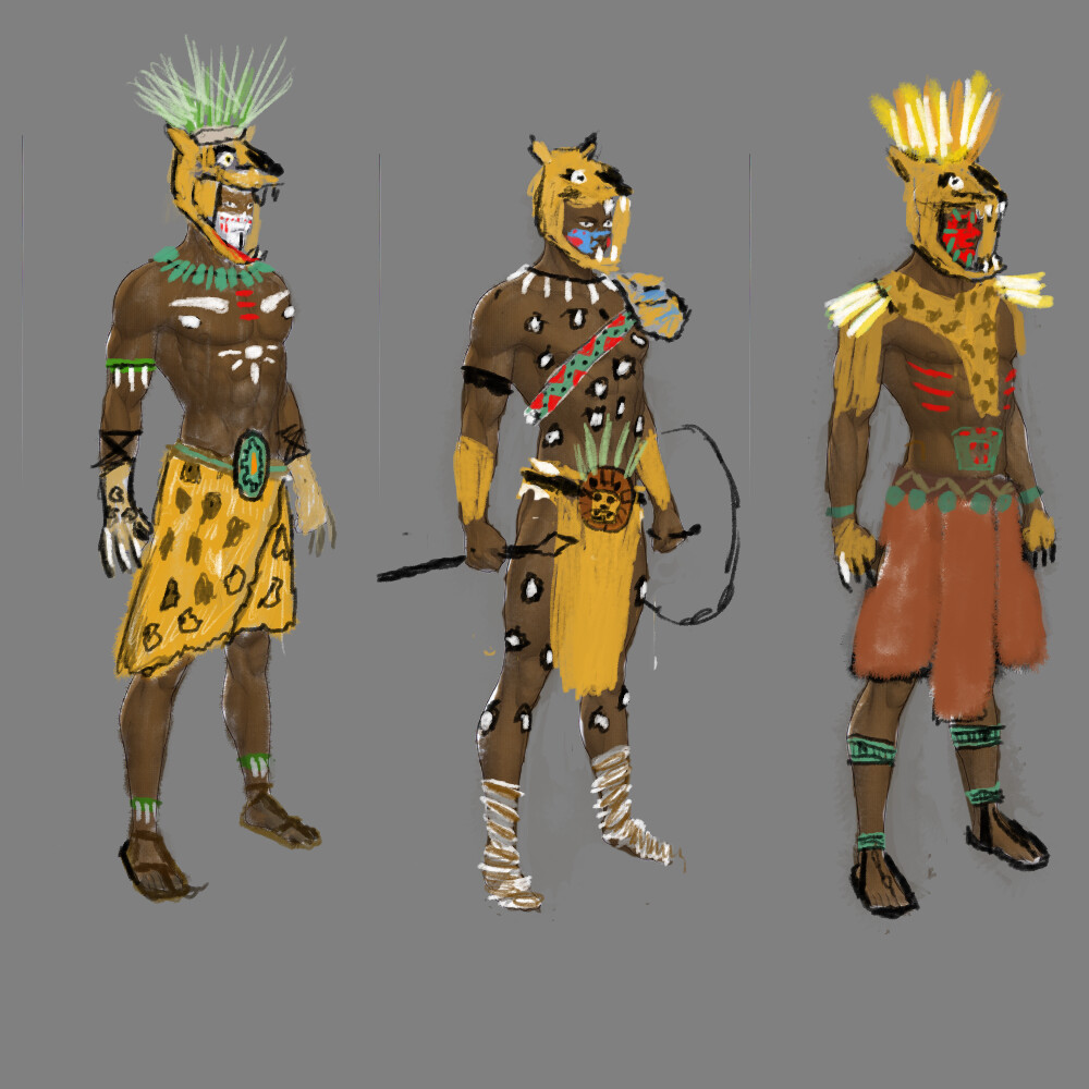 Mayan Jaguar Warrior