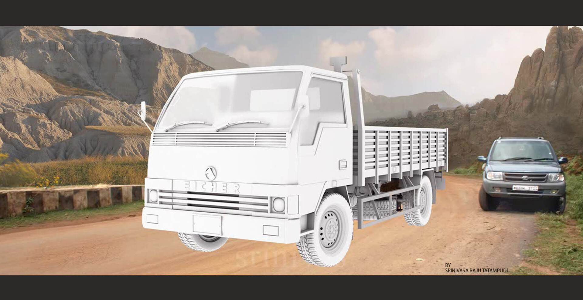 Sreenivasa Raju - Vehicle-DCM Truck Texture Project matched with Nice ...