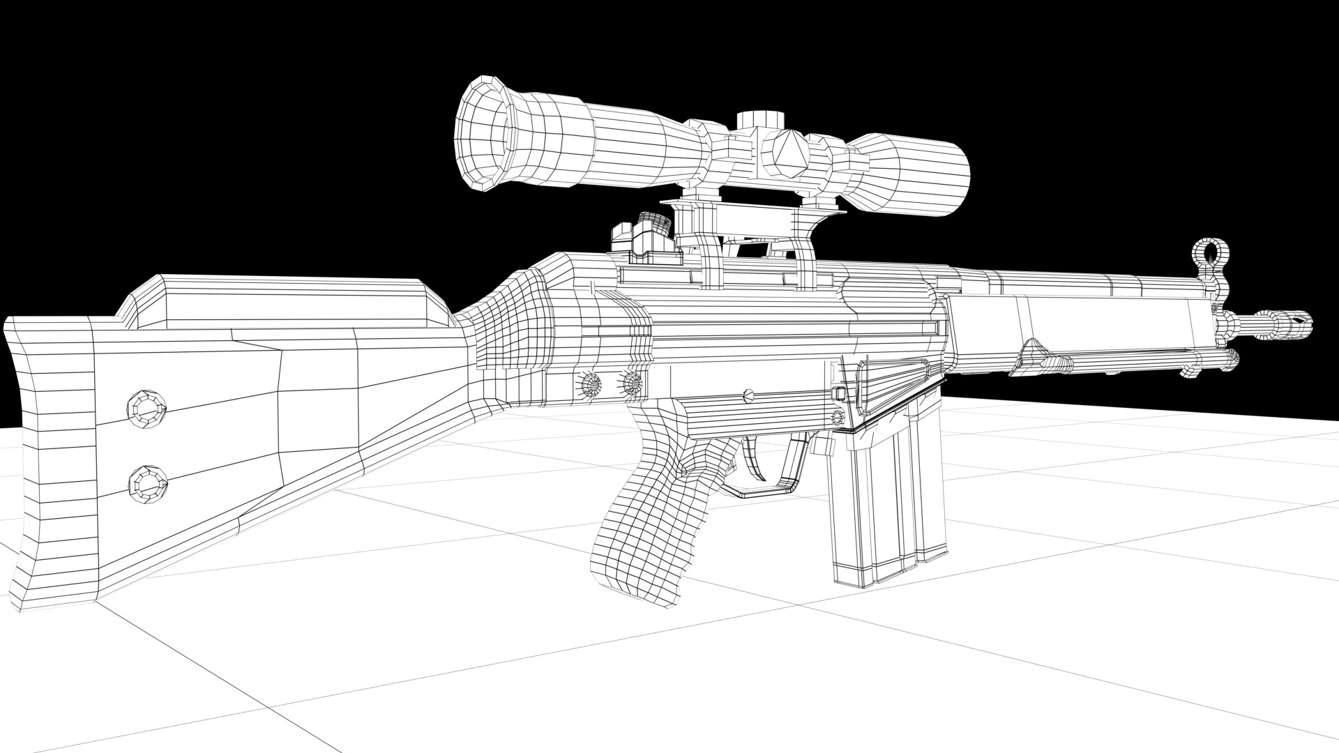 ArtStation - Gun 3D Modeling