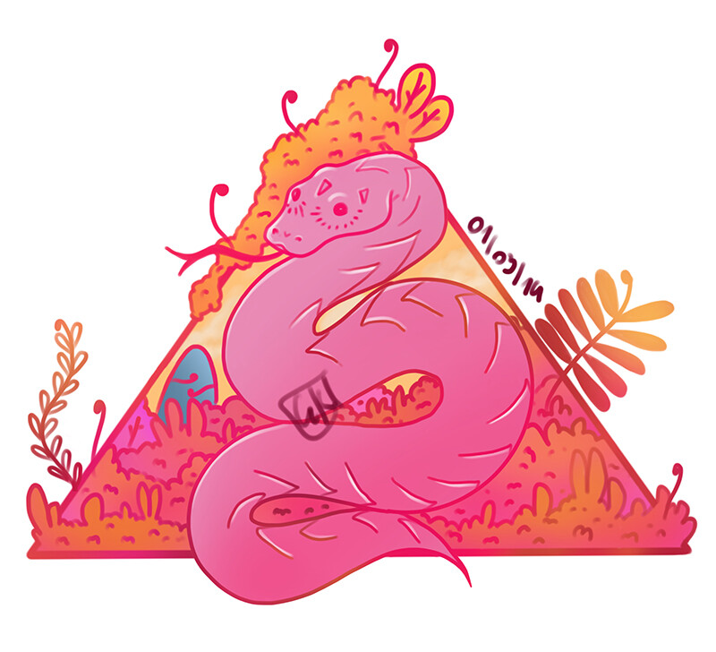 ArtStation - Cute lil' snake