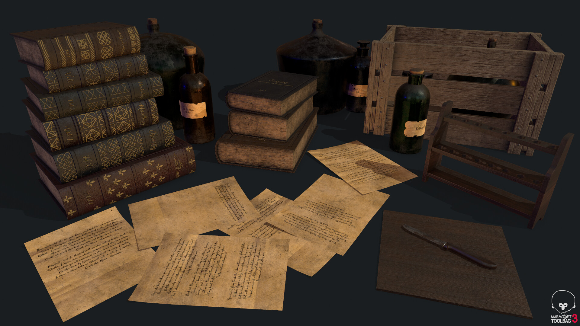 ArtStation - Potions crafting Props