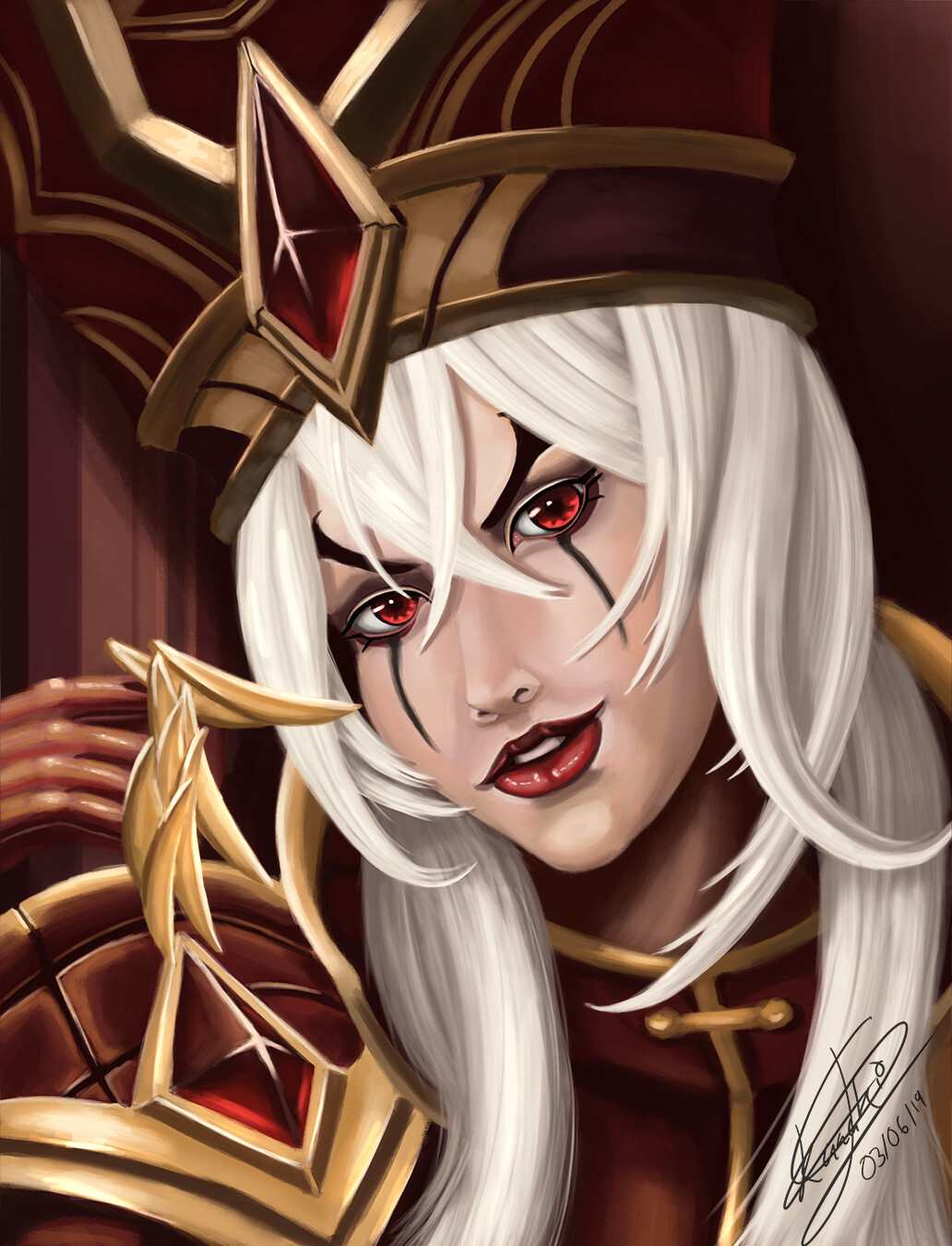 ArtStation - Whitemane Portrait
