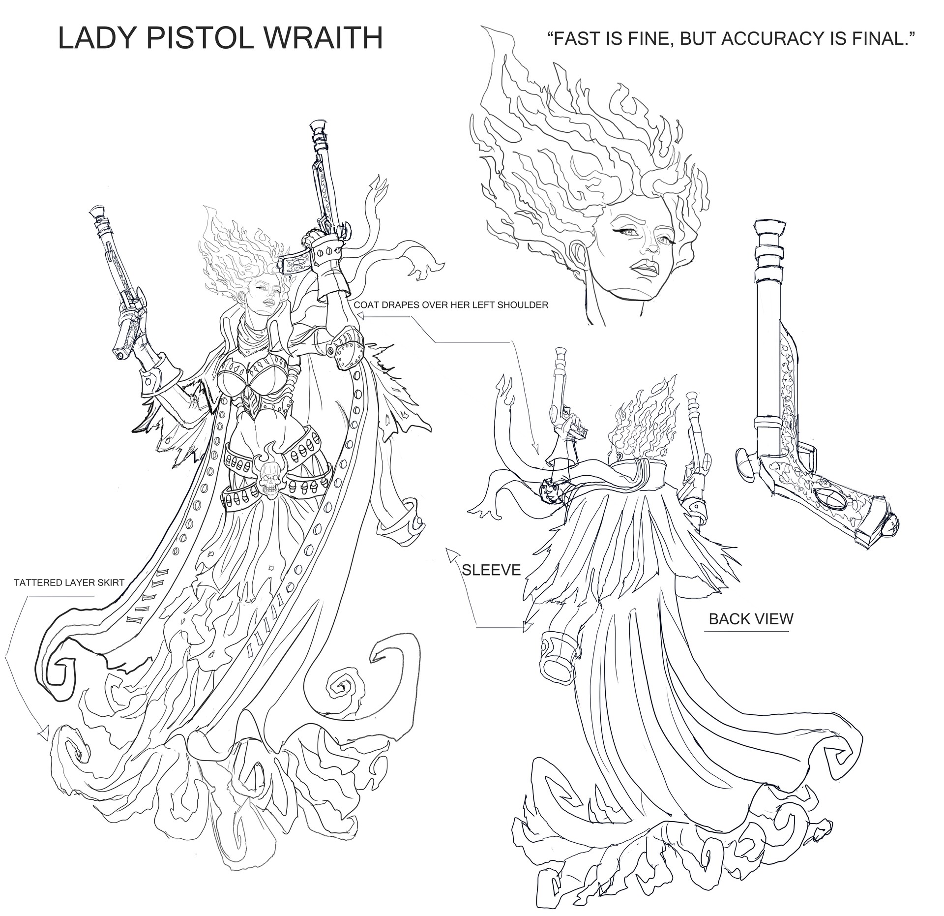 Josh Colon - Lady Pistol Wraith
