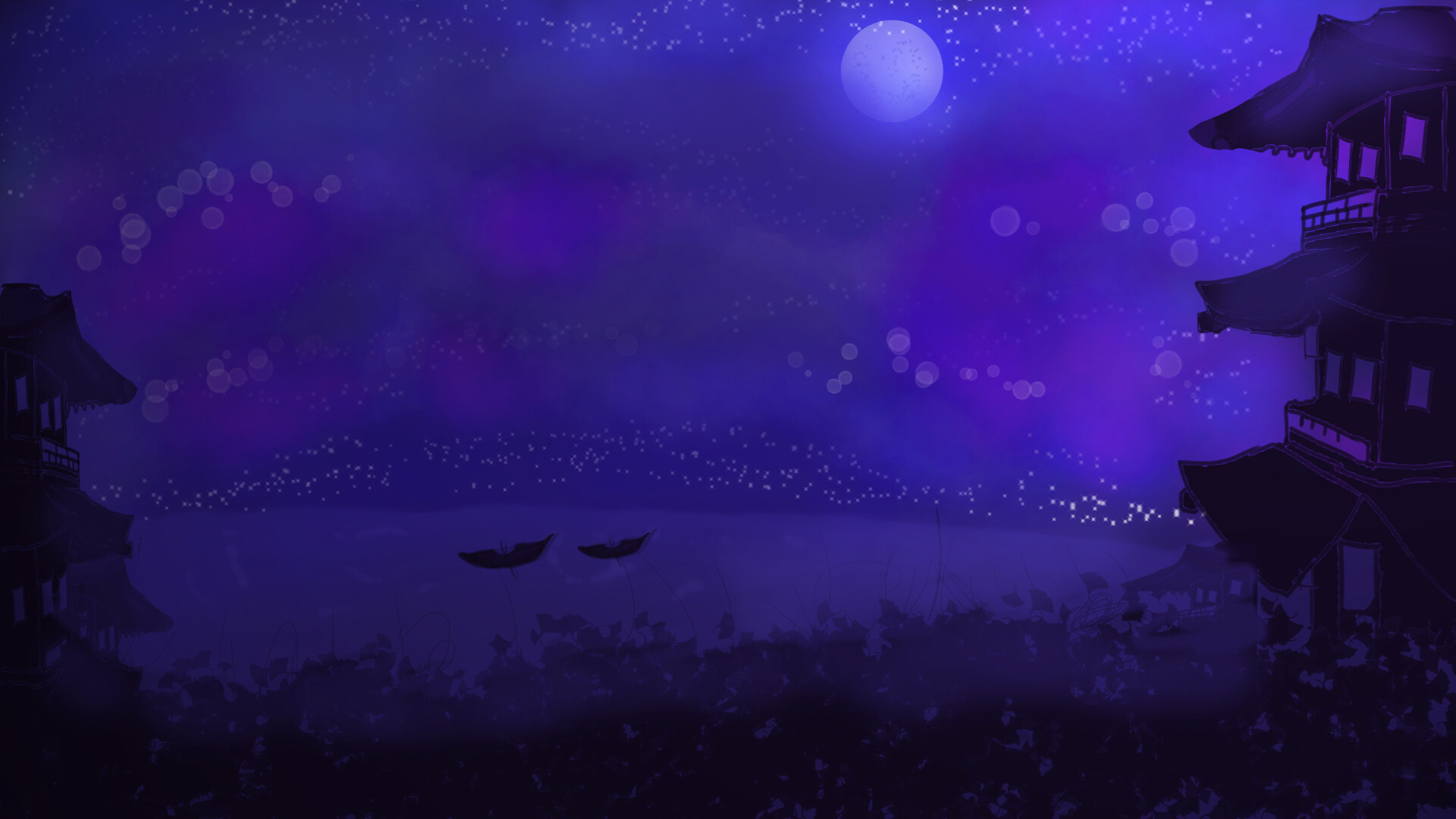 ArtStation - Blue-Violet Night.