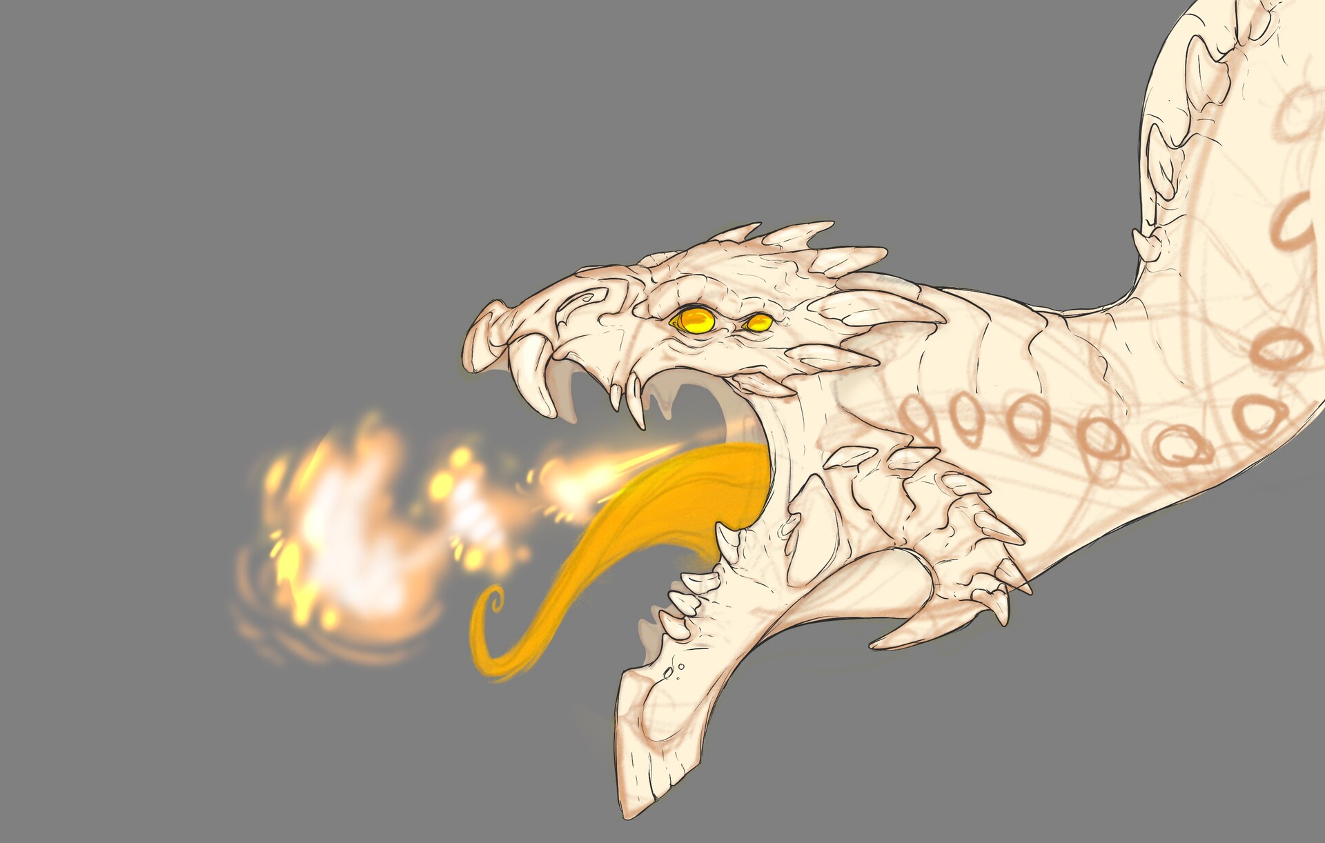 ArtStation - Wyvern concept for an upcoming game: "EmberFall"