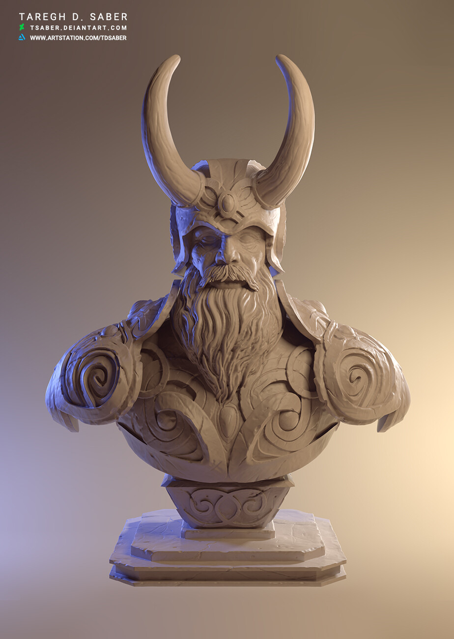 ArtStation - Viking Bust